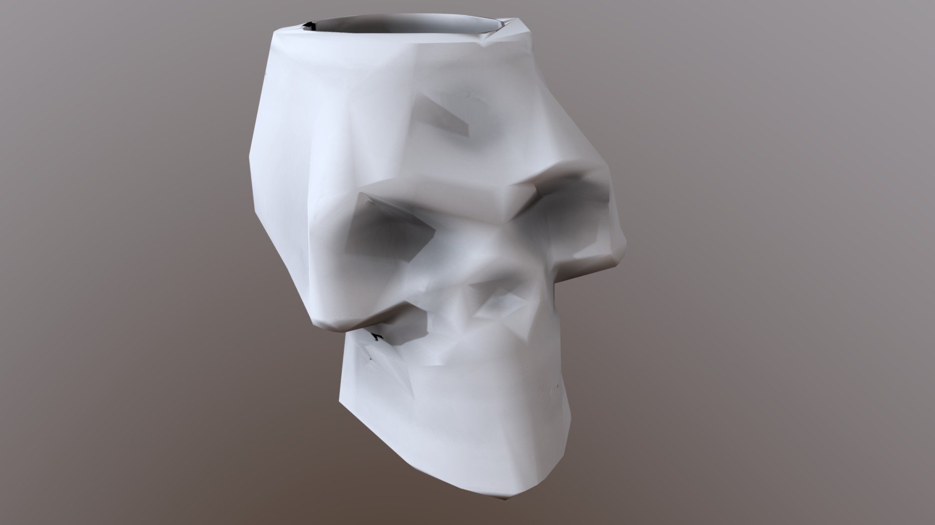 Mobile Gaming Ready Skull - 3D model by Josie_Calderone [e30b4c6 ...