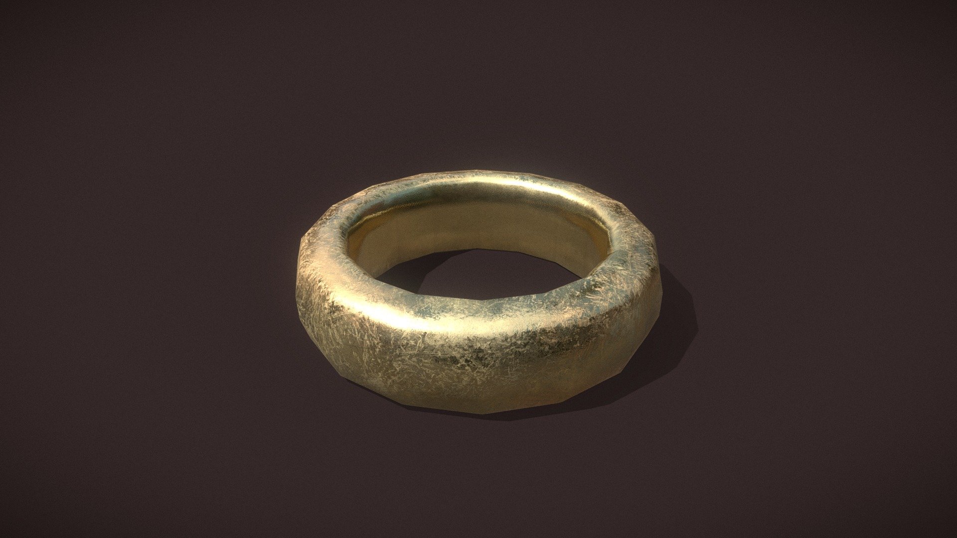 Gold Band Ring - Download Free 3D model by GetDeadEntertainment ...