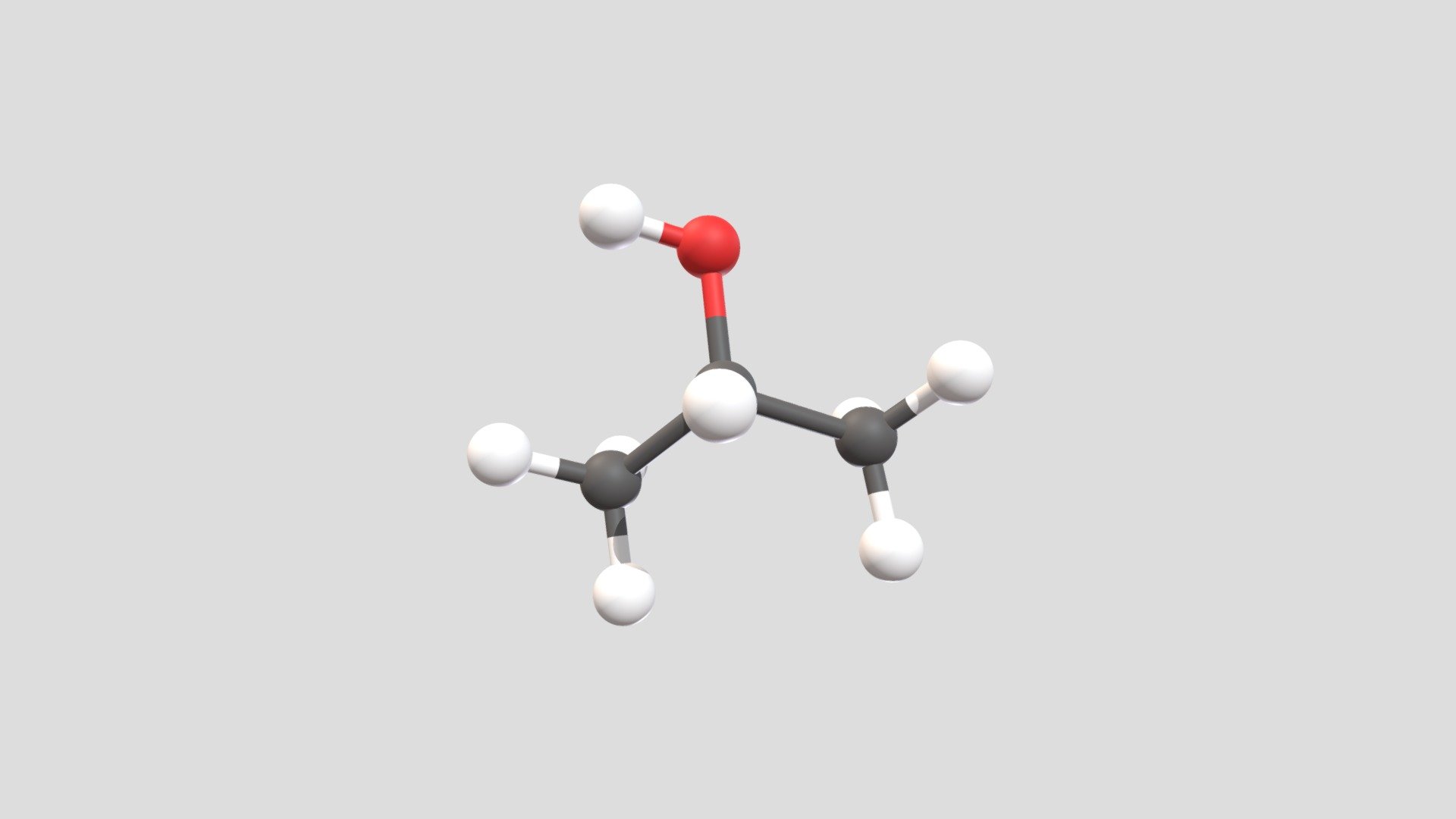 PROPAN-2-OL - 3D model by Dien [e30c8a4] - Sketchfab