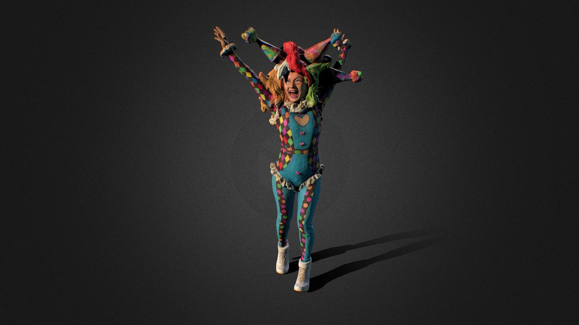 Circus Clown - 3D model by VitaliyBurovArt [e30d84d] - Sketchfab