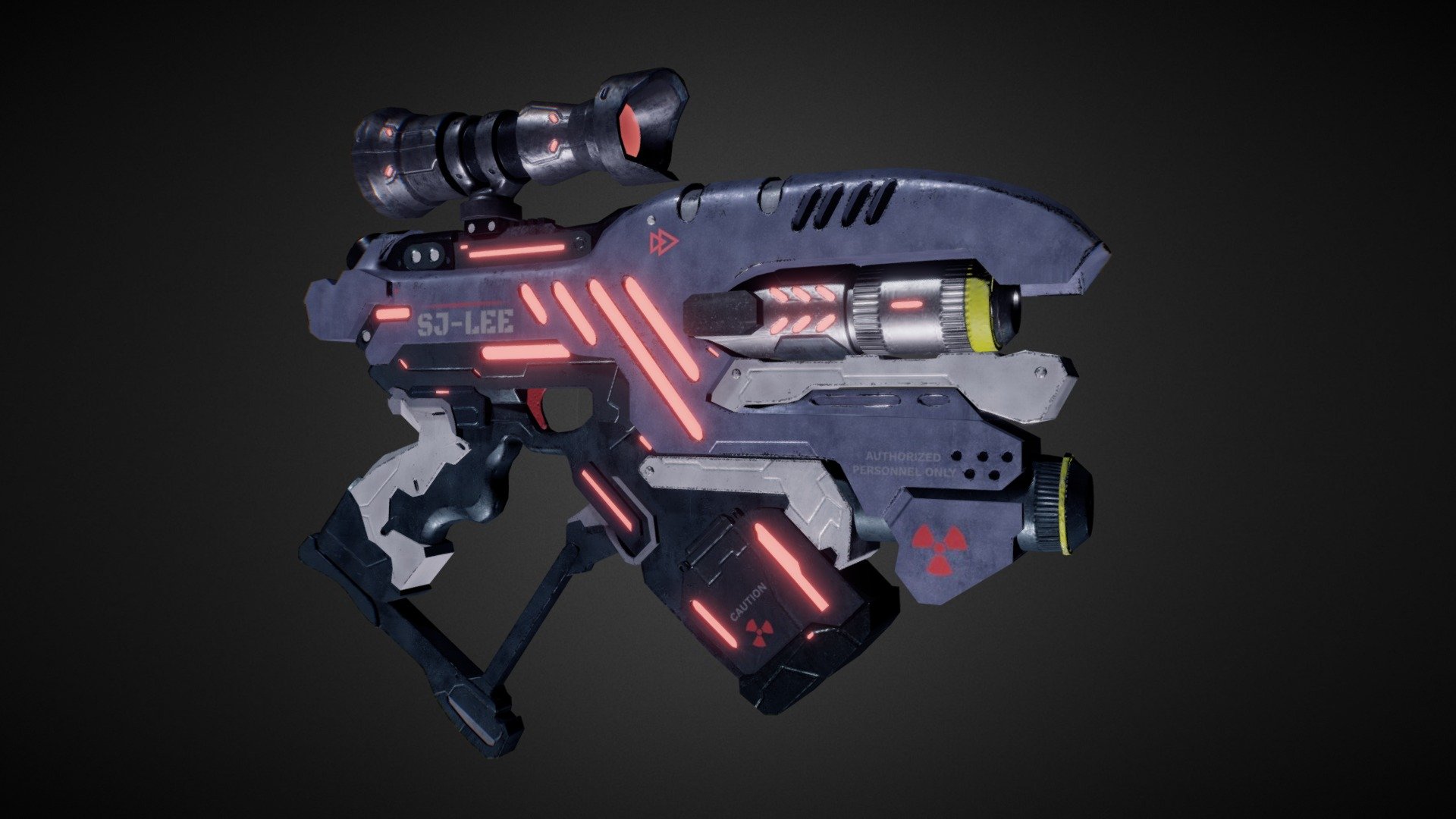 SJ_Lee Handgun Concept - 3D model by Jebbly_ [e30e85c] - Sketchfab