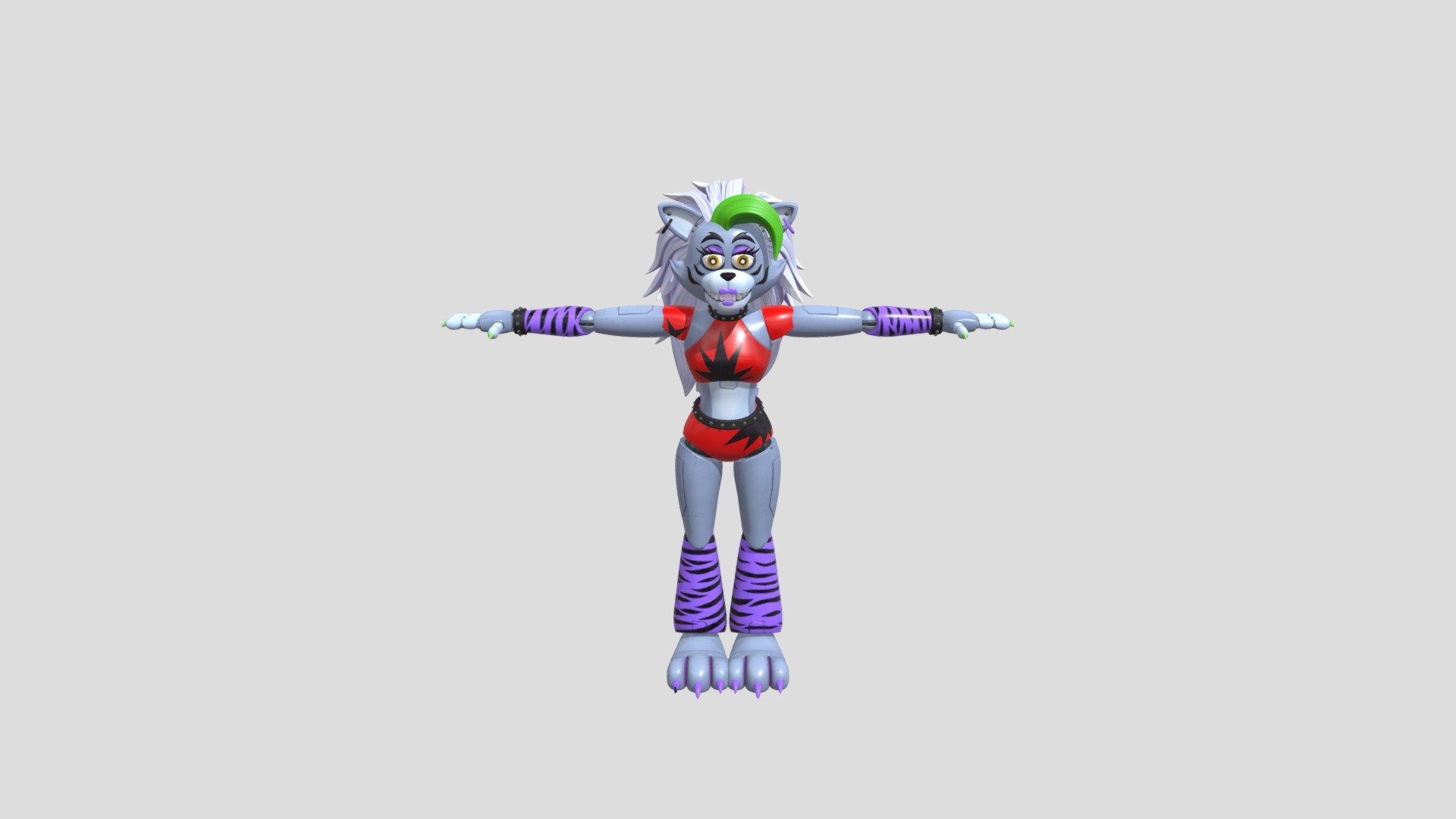 Roxanne Wolf - 3D model by makarovisakerk20 [e30efb4] - Sketchfab