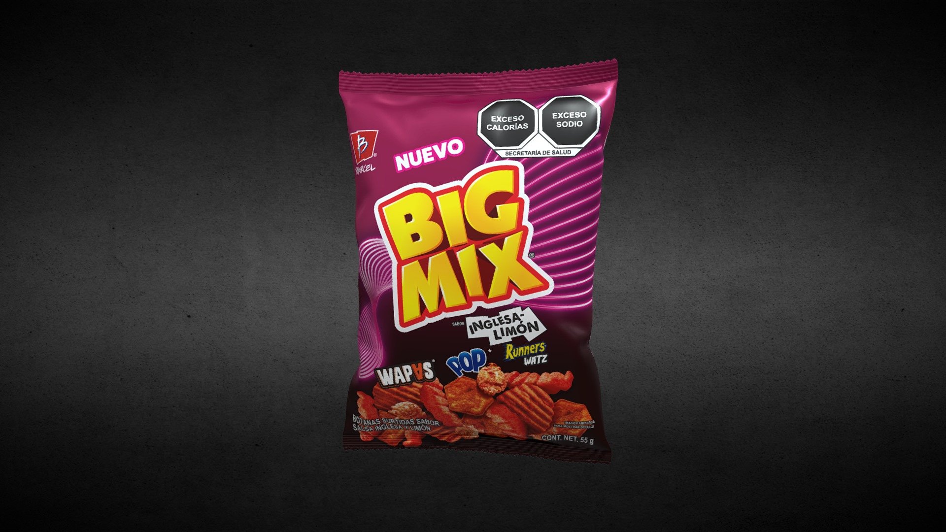 Big Mix Salsa Inglesa-Limón 55g - 3D model by Bimbo (@BimboPanes ...