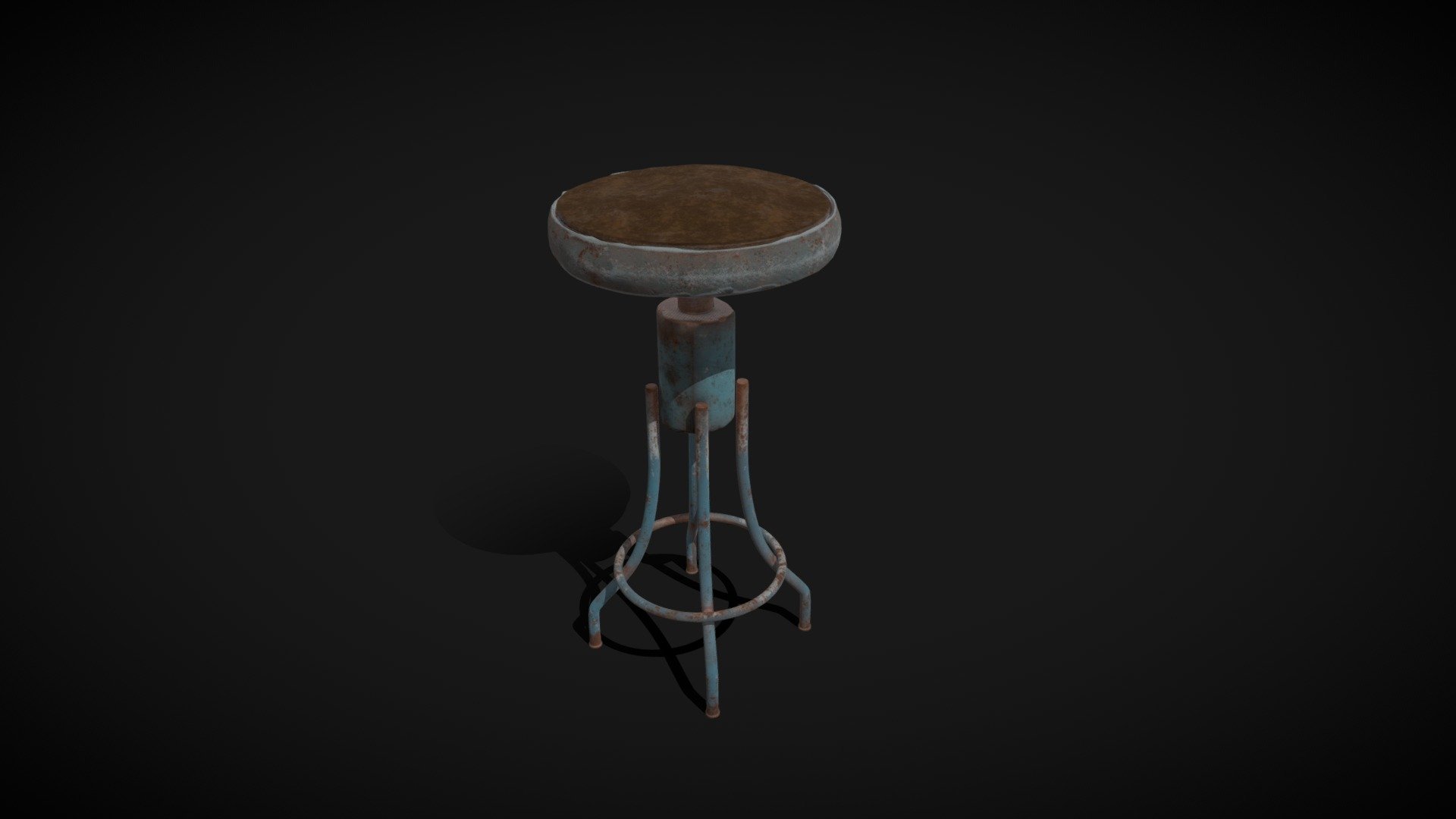 Rusty Stool - Buy Royalty Free 3D model by Cabopitus (@alaincasanovas ...
