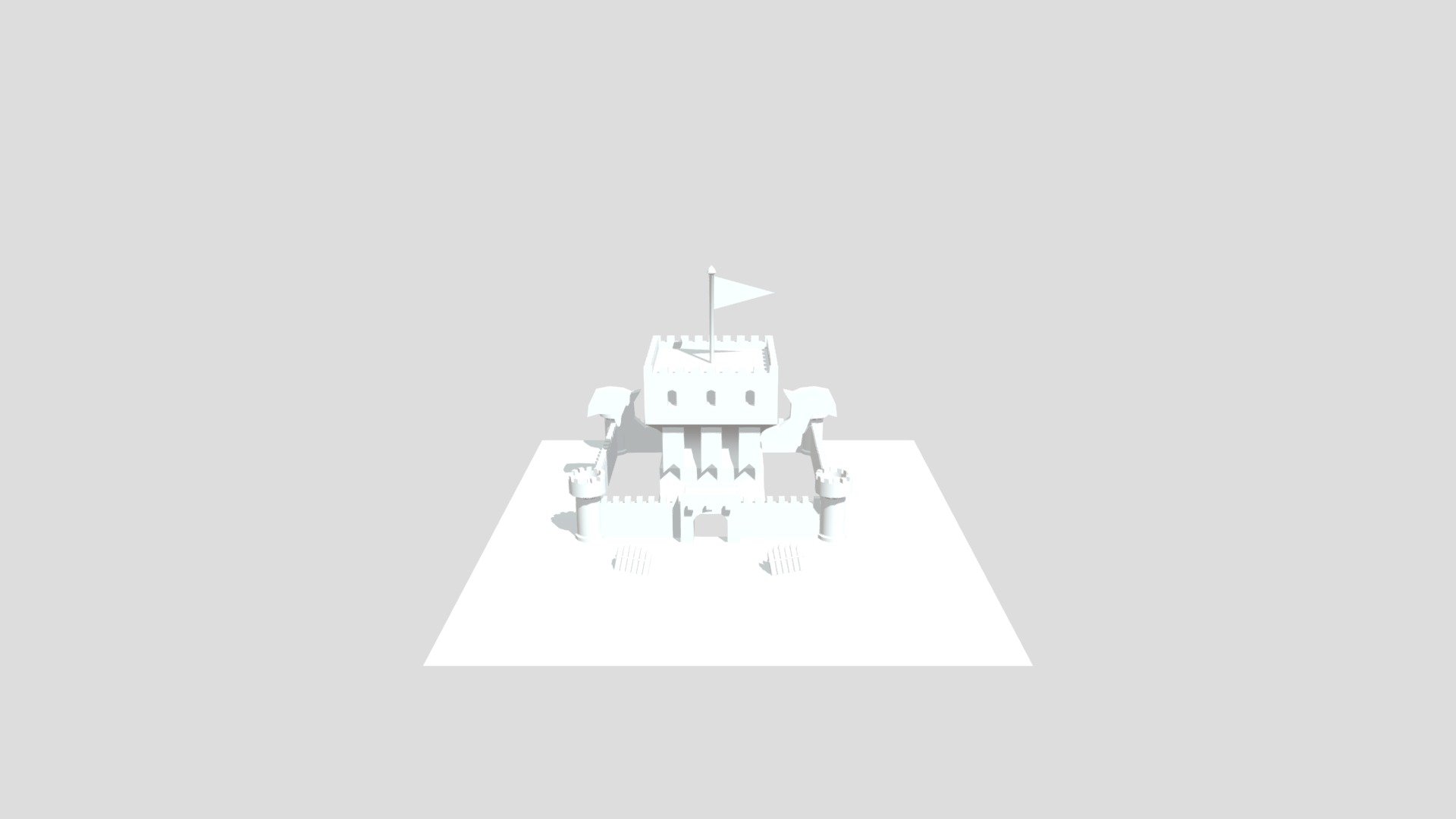 Castle model - 3D model by boy9426098 [e3134bf] - Sketchfab