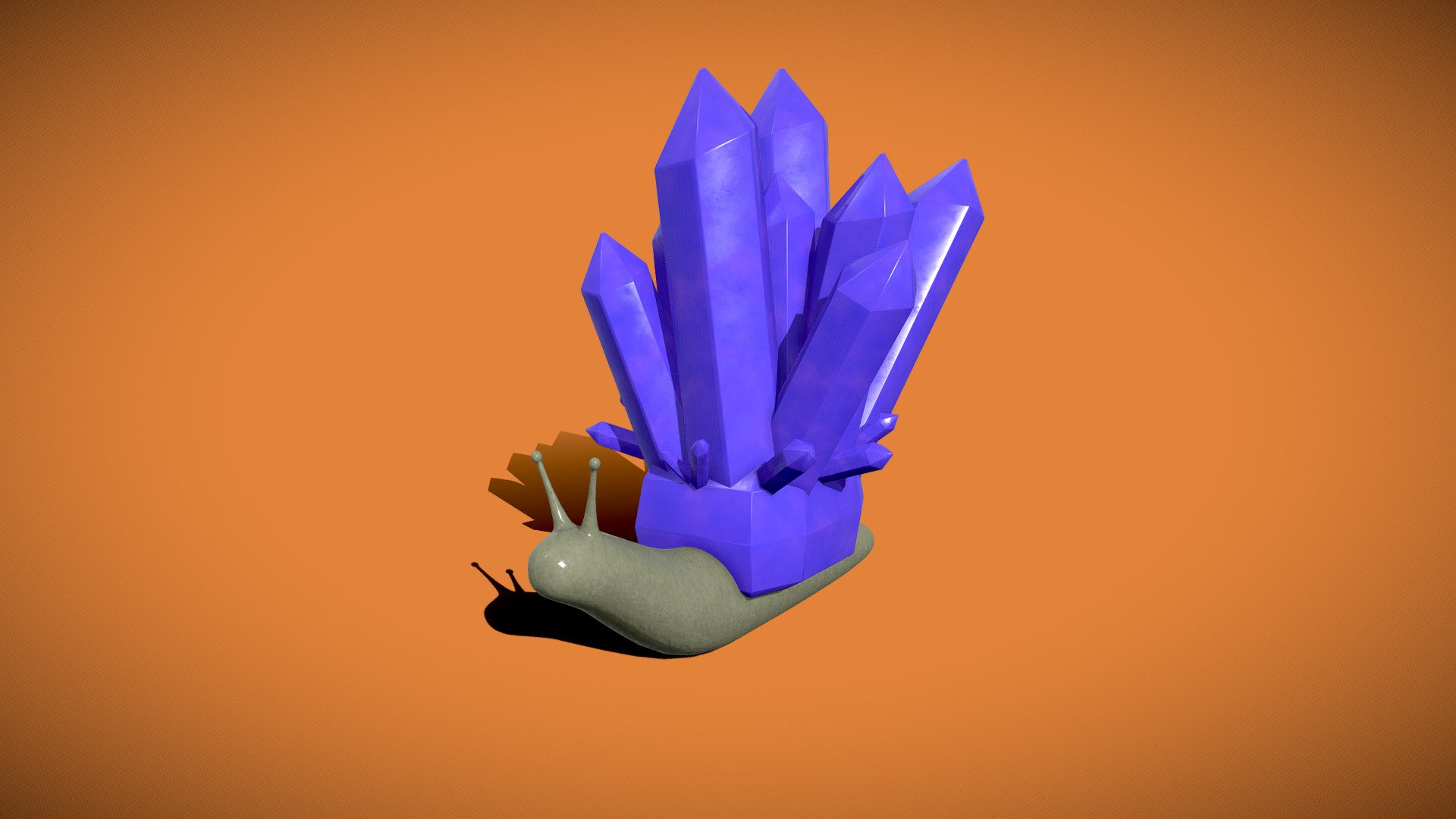 Crystal Snail - 3D model by FABulous7 [e314e2e] - Sketchfab