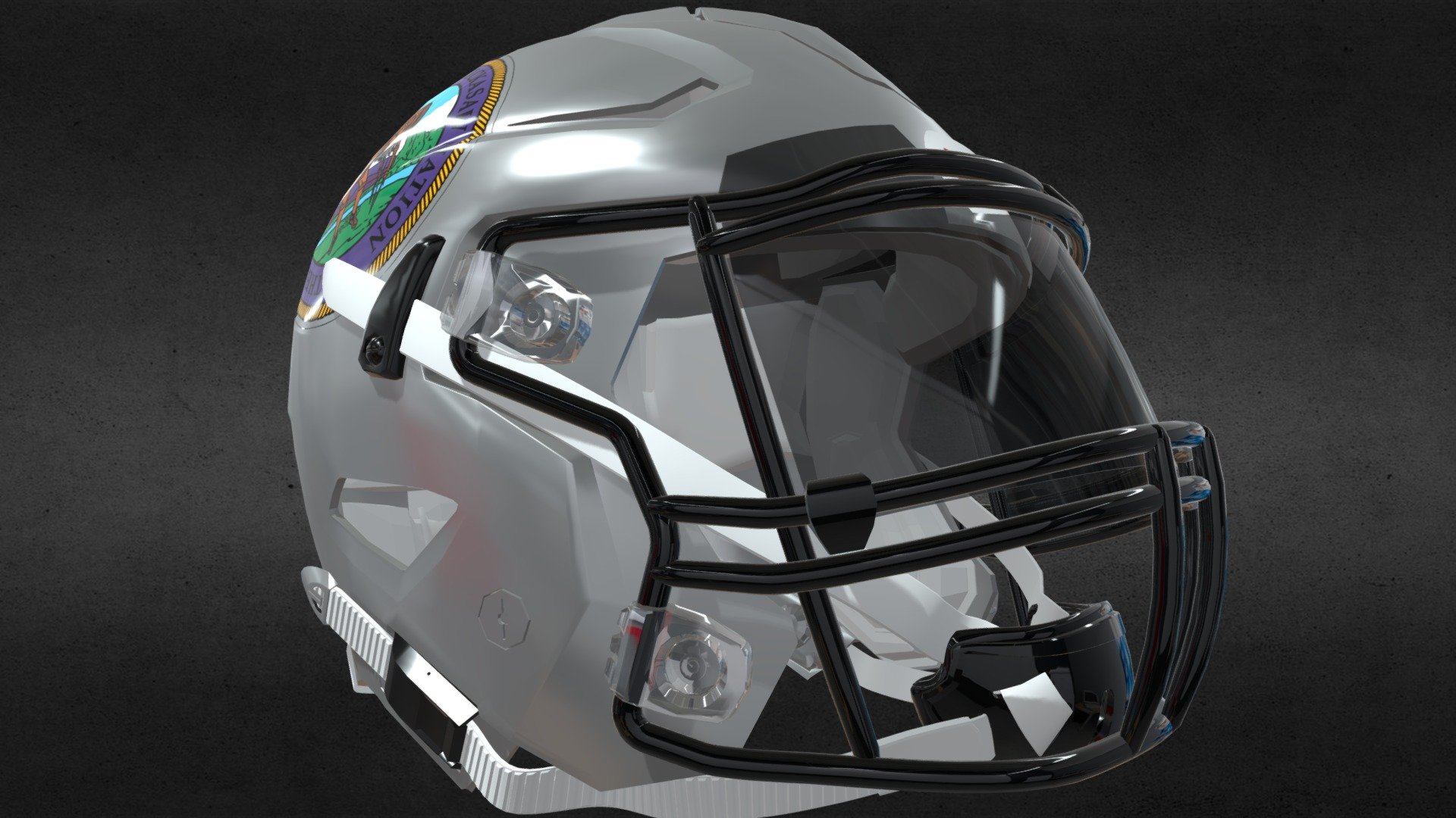 Chickasaw Nation Football Helmet - 3D model by Pro Line Designs ...