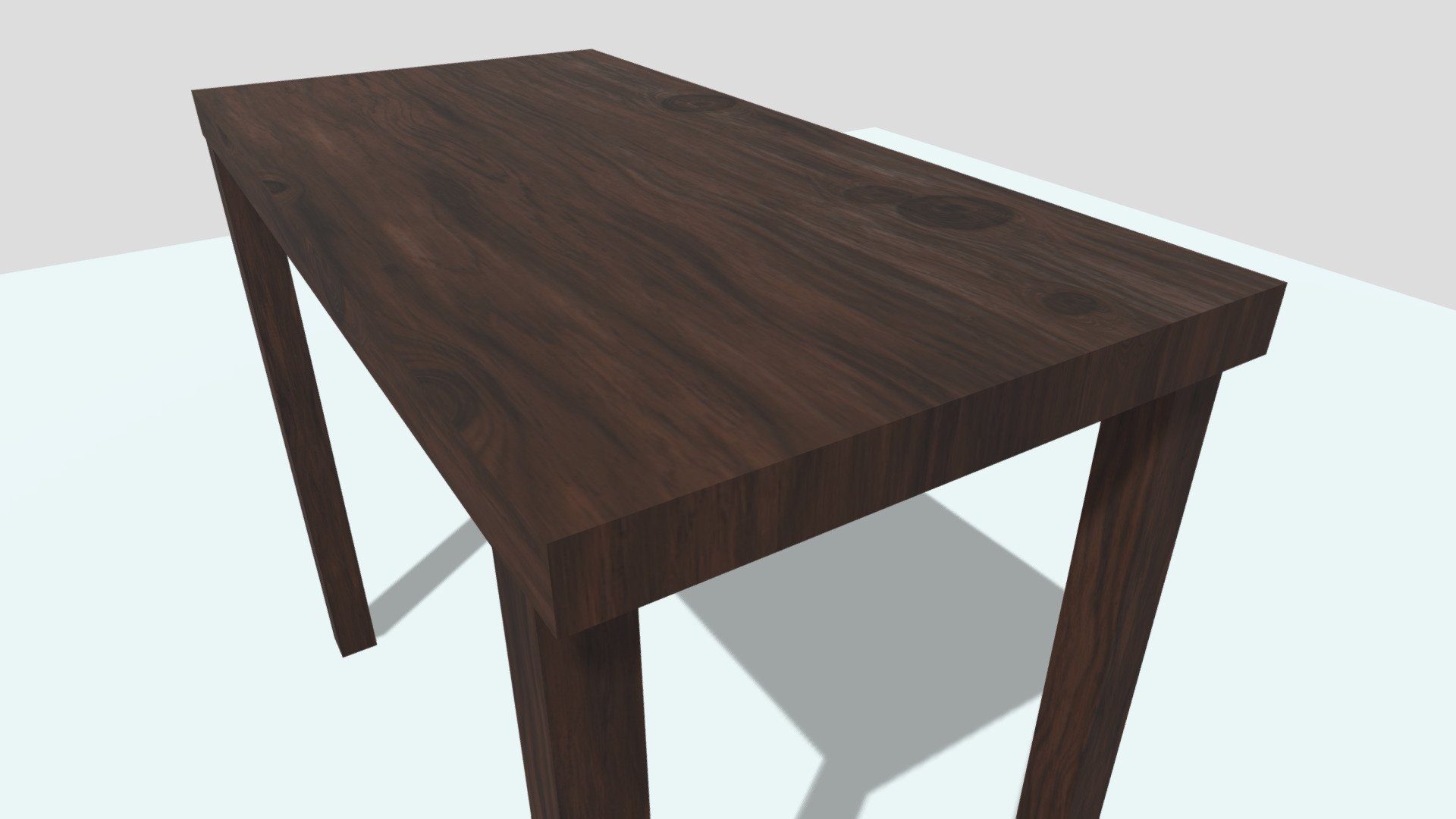 Rustic Wooden Table - Download Free 3D model by TimoDigital (@bigz16 ...