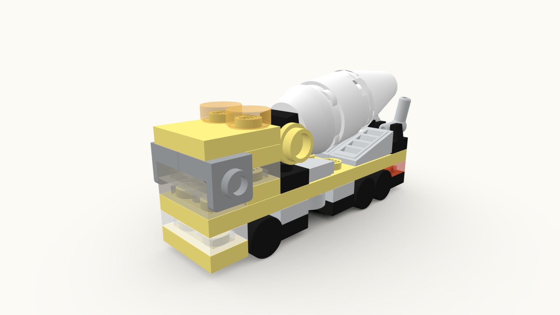 LEGO Micro Cement Truck MOC [#0215] - Download Free 3D model by The ...