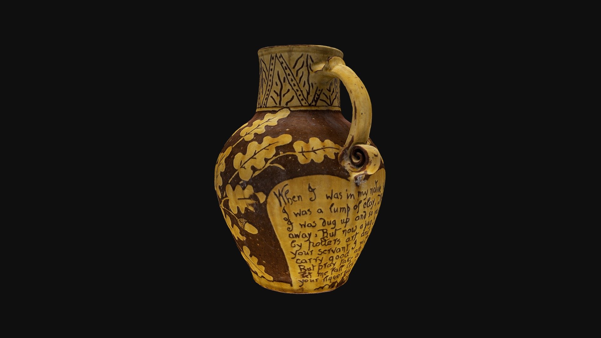 Oak Tree Jug - 3D model by Dave Green (@greengallery) [e31b516] - Sketchfab
