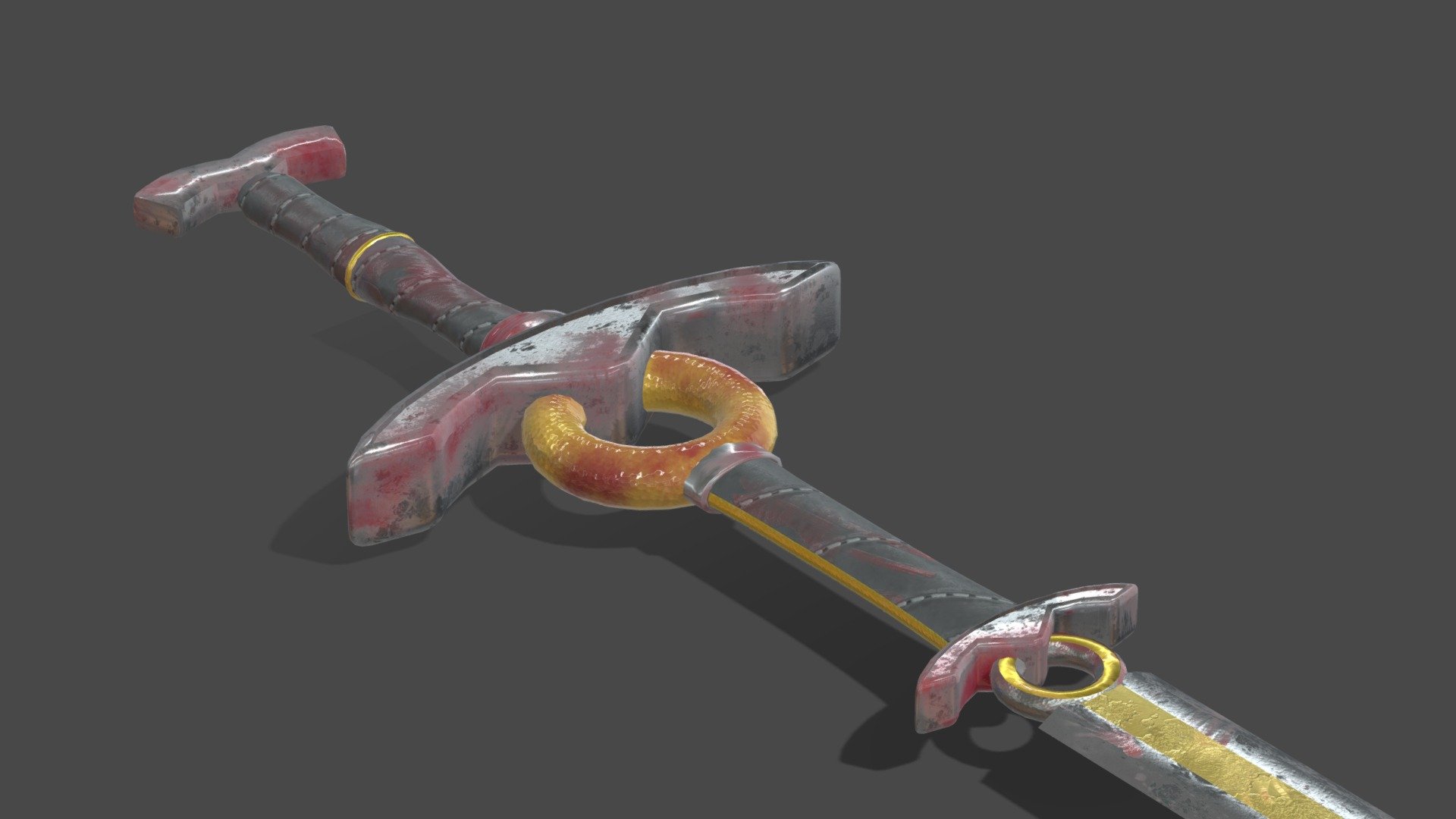 Fantasy sword bloody - Download Free 3D model by Harrison Sikora ...