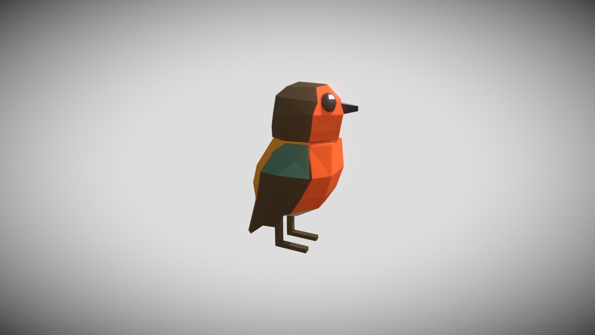 Vibrant Robin: Low Poly Model - 3D model by v-nox [e31b6e2] - Sketchfab