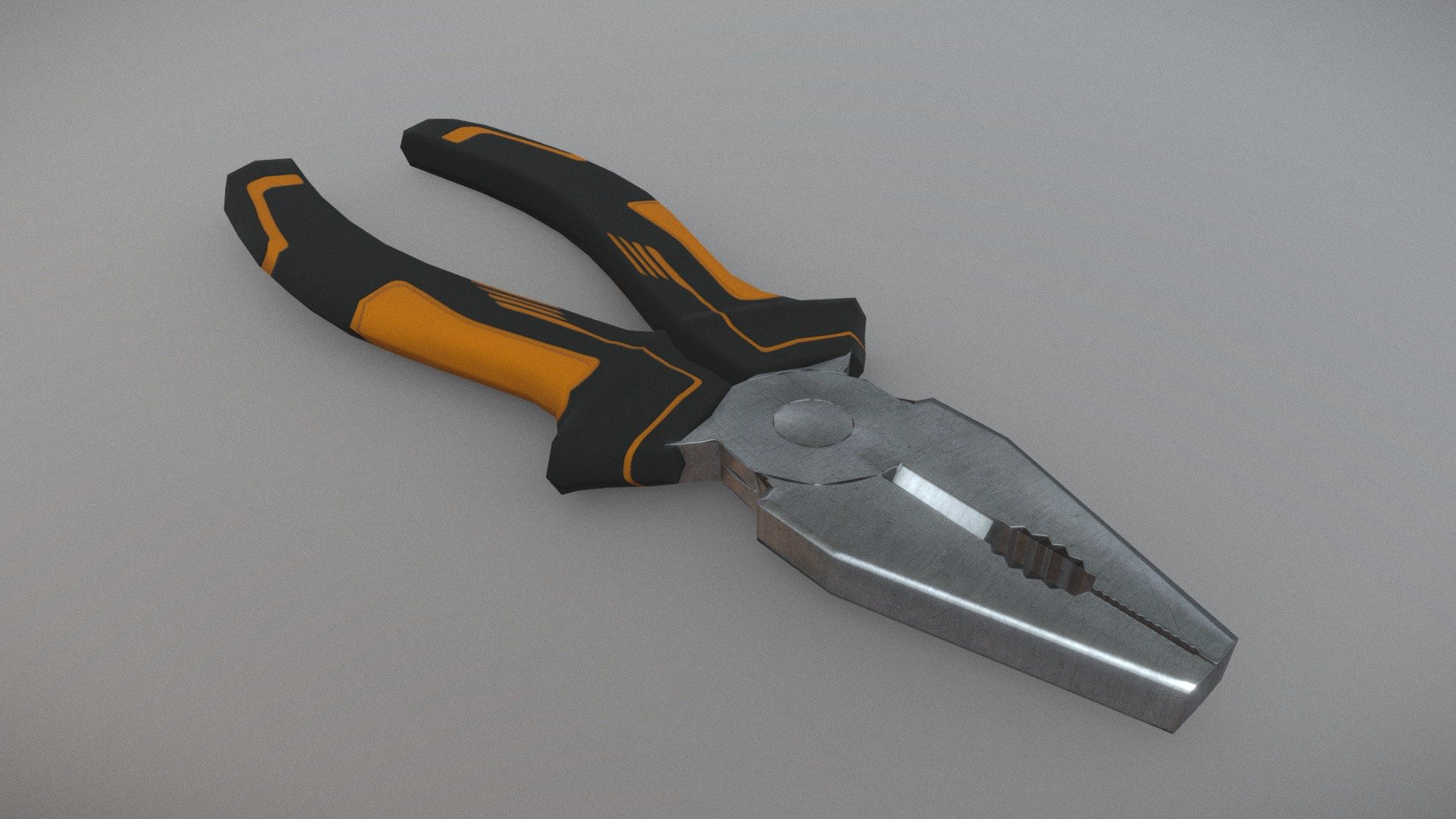 Low-poly Pliers - 3D model by Hox_Lira [e31bb08] - Sketchfab
