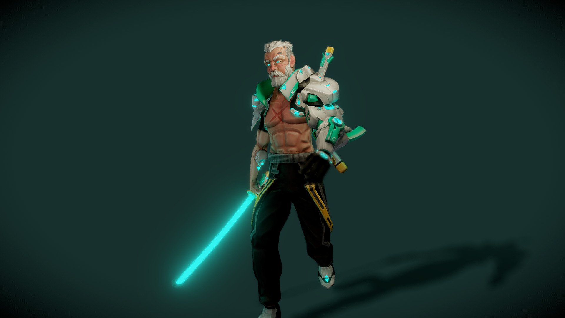 Bushido Master (Fan Art) - 3D model by David Presa (@kudeng) [e31c8e3 ...