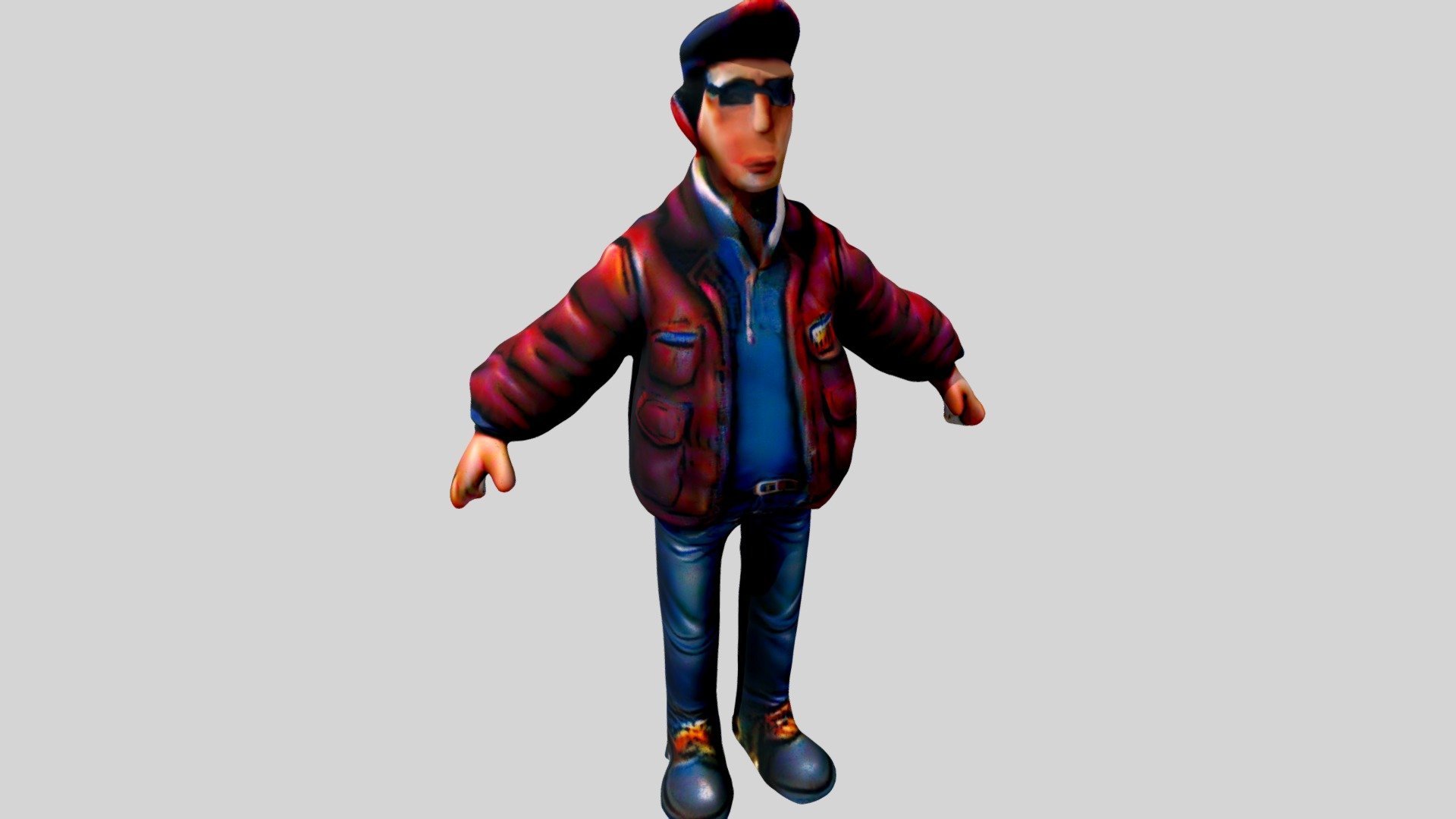 Cartoony Urban Guy 3 - 3D model by BSVR (@bsvrmodeler) [e31ee94 ...