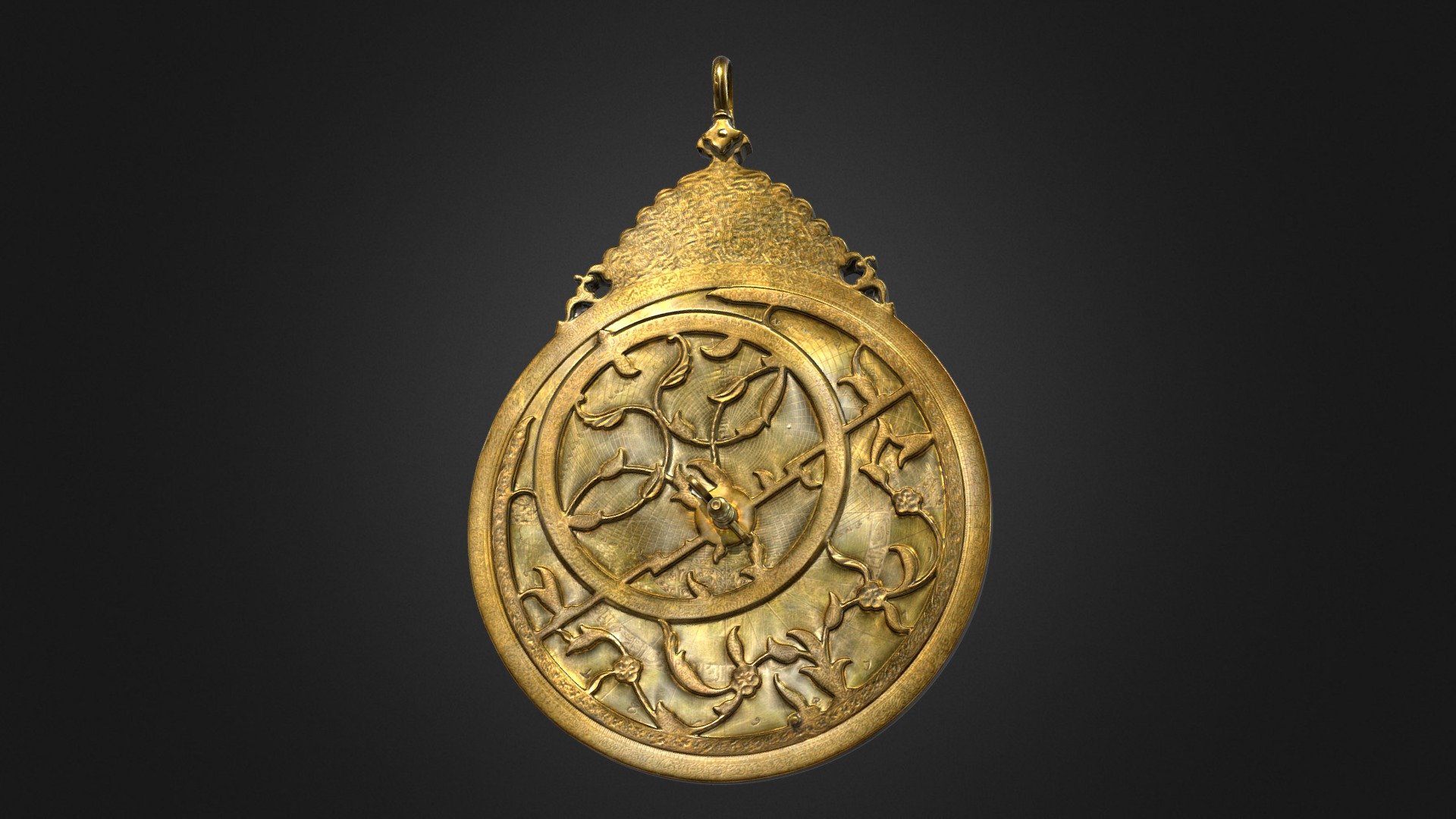 Planispheric Astrolabe - 3D model by Qatar Museums [e31eff1] - Sketchfab
