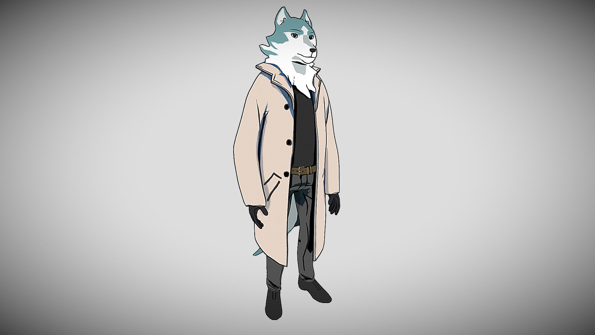 Wolf-kun - Download Free 3D model by Wirbus (@NathanGammel) [e3206a6 ...