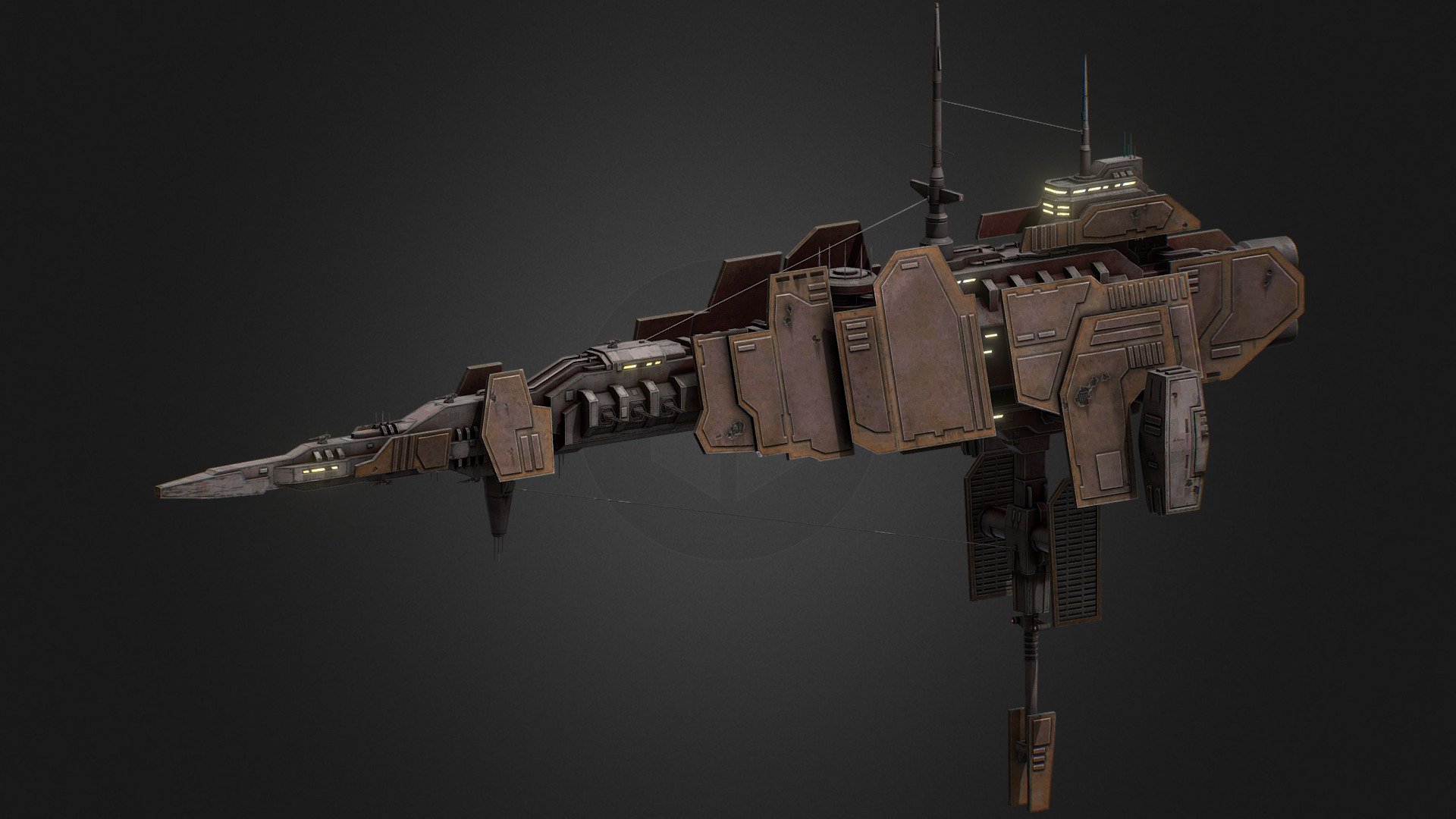Sith Empire Dekhara Class Derriphan_Patreon! - 3D model by Kharak ...