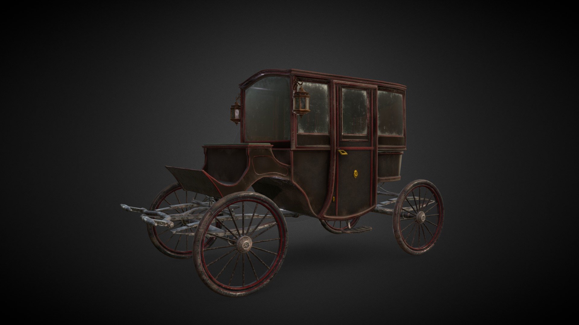 Victorian Carriage - 3D model by Mauricio Perdomo (@MauricioPerdomo ...