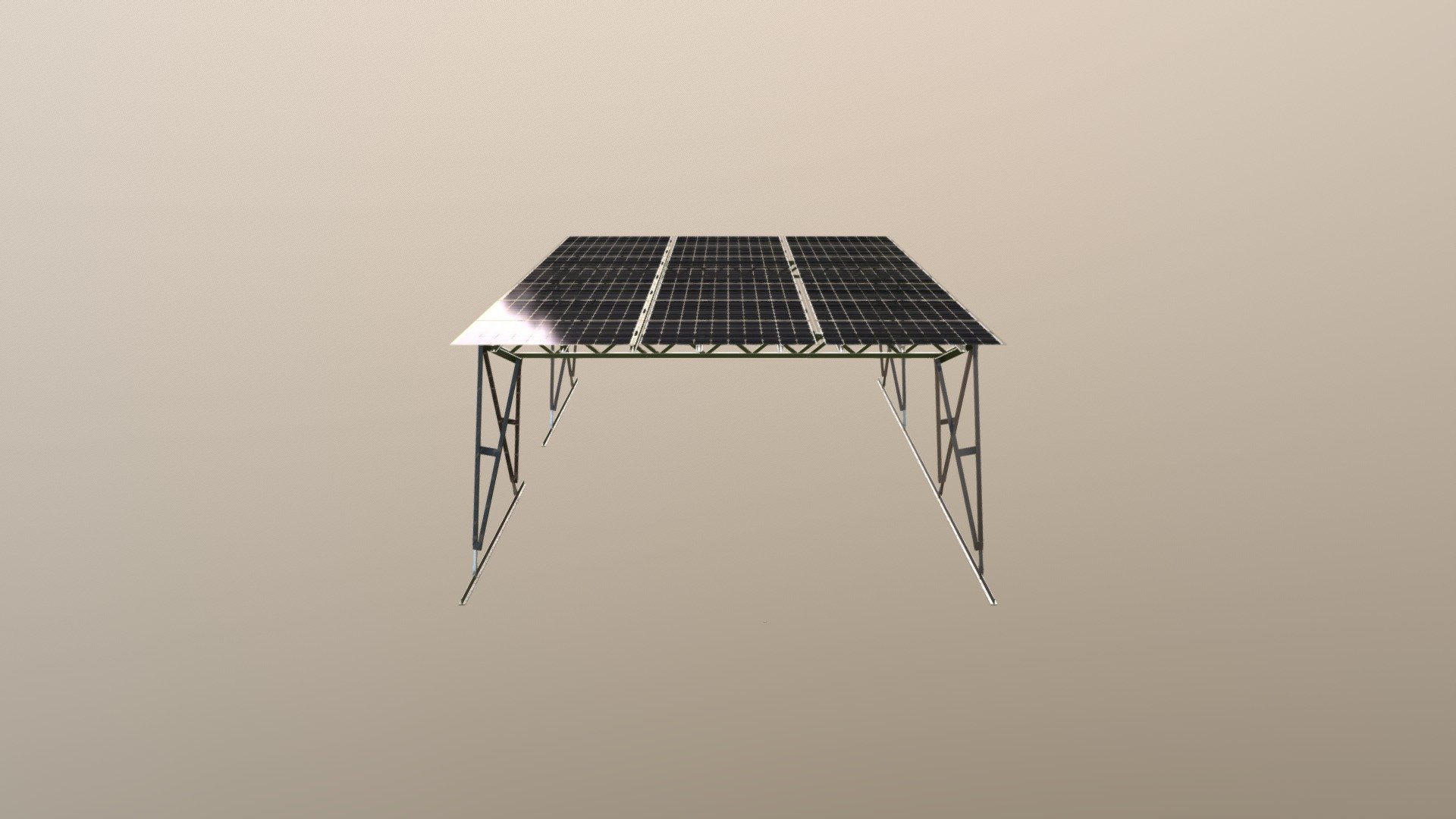 21 panel canopy - 3D model by Brooklyn SolarWorks (@brooklynsolarworks ...