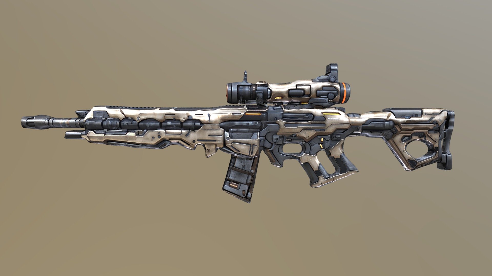 rifle_retextured - Download Free 3D model by Mono Sapiens (@monosapiens ...