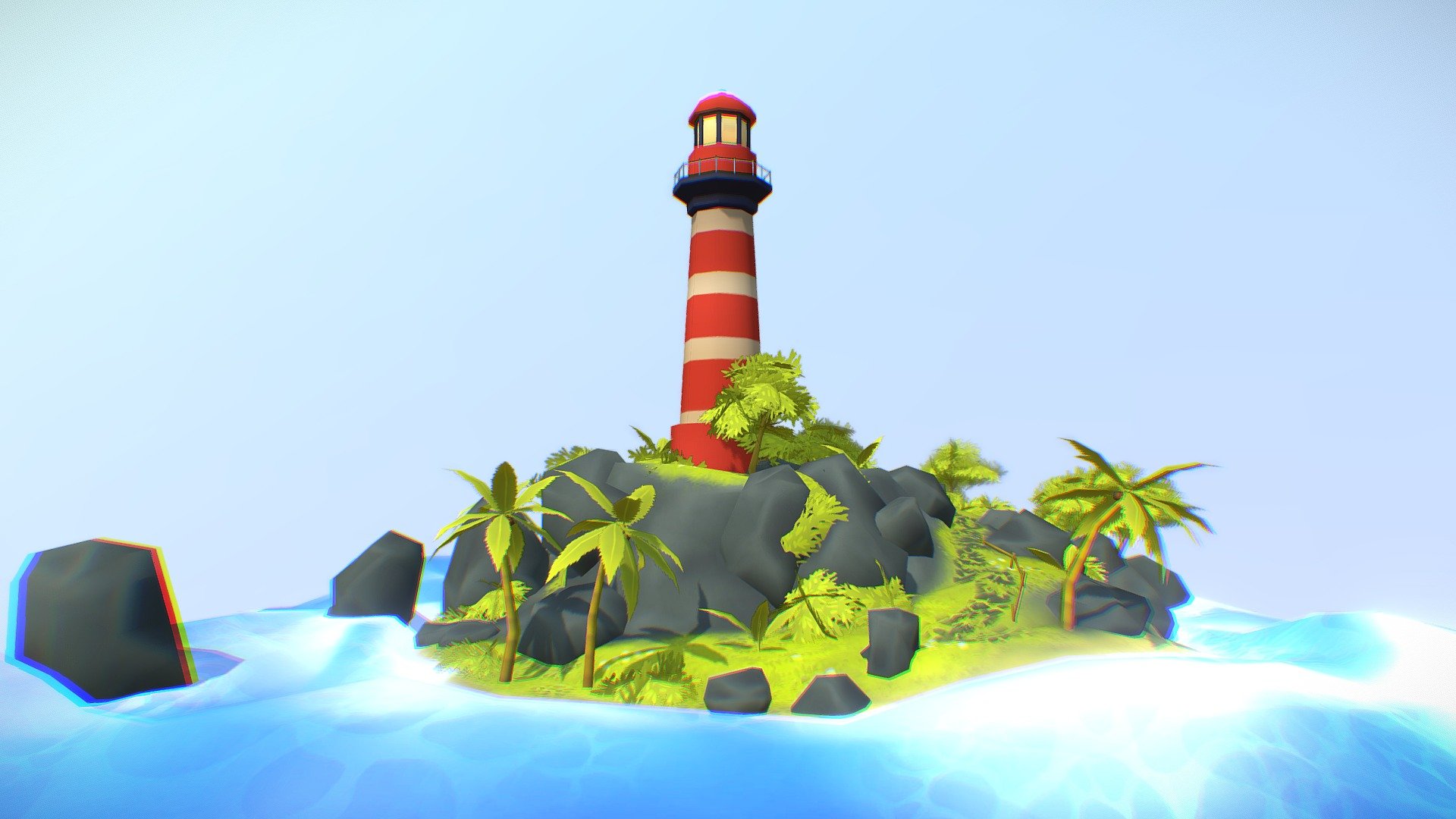 Lighthouse - 3D model by P3POLYGON (@p3poly) [e325f55] - Sketchfab