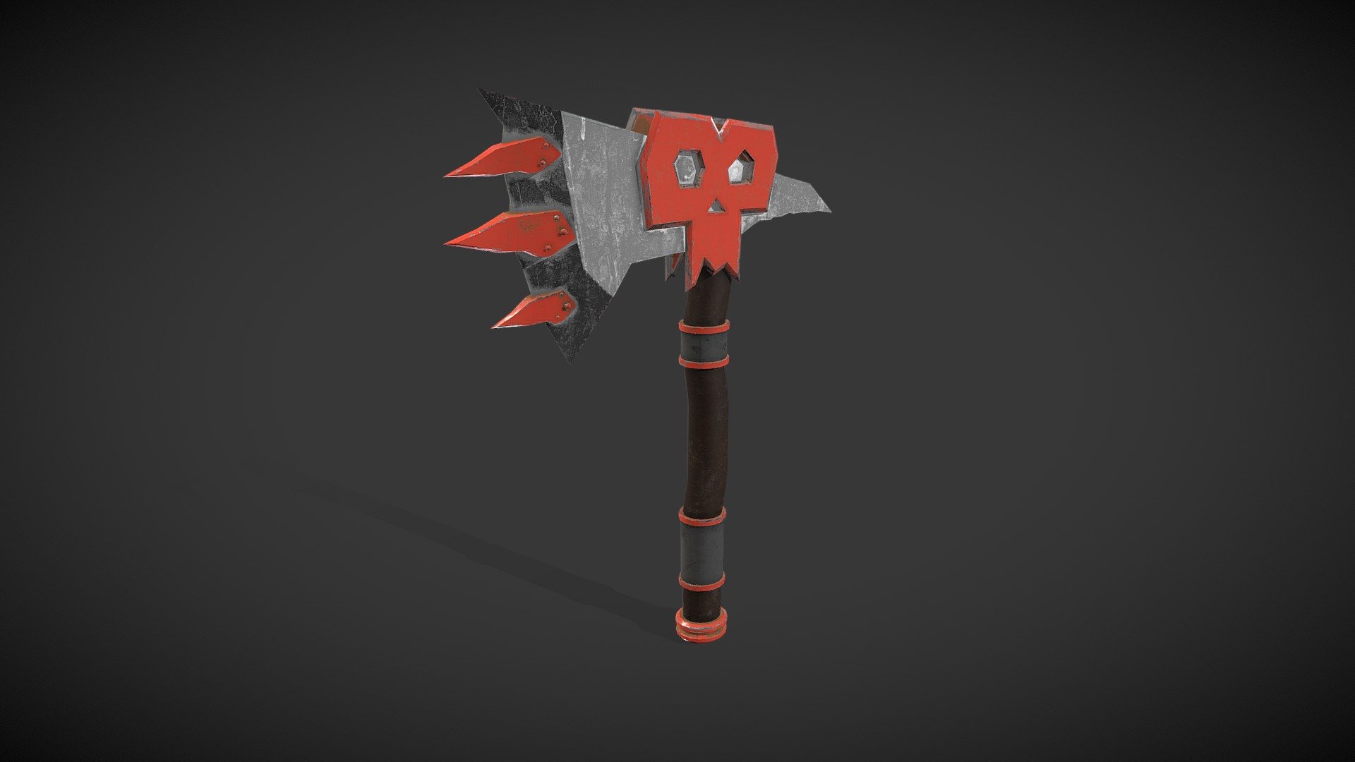 Skull Axe - Download Free 3D model by Kieran Airey (@KieranA04) [e326c41] - Sketchfab