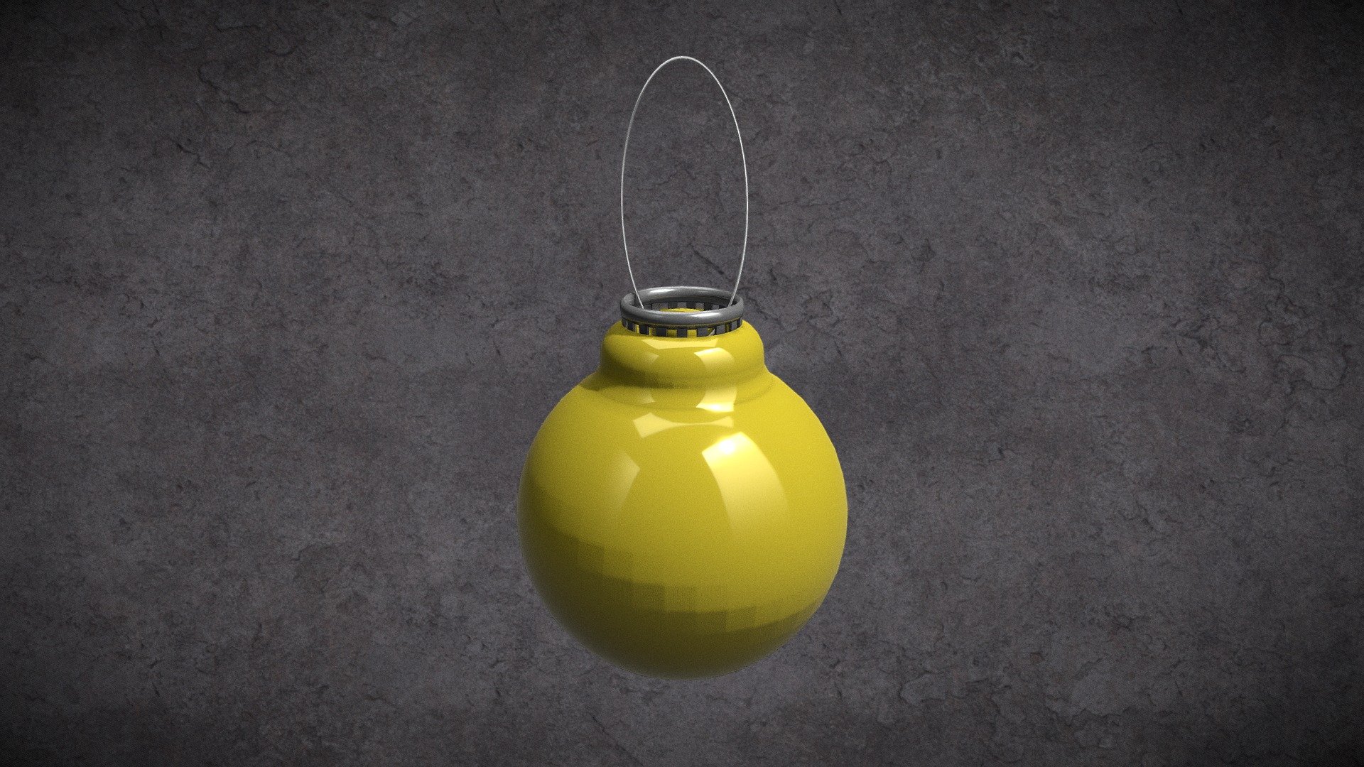 Yellow Bauble - By Velivian Fesothe - 3D model by Velivian Fesothe ...
