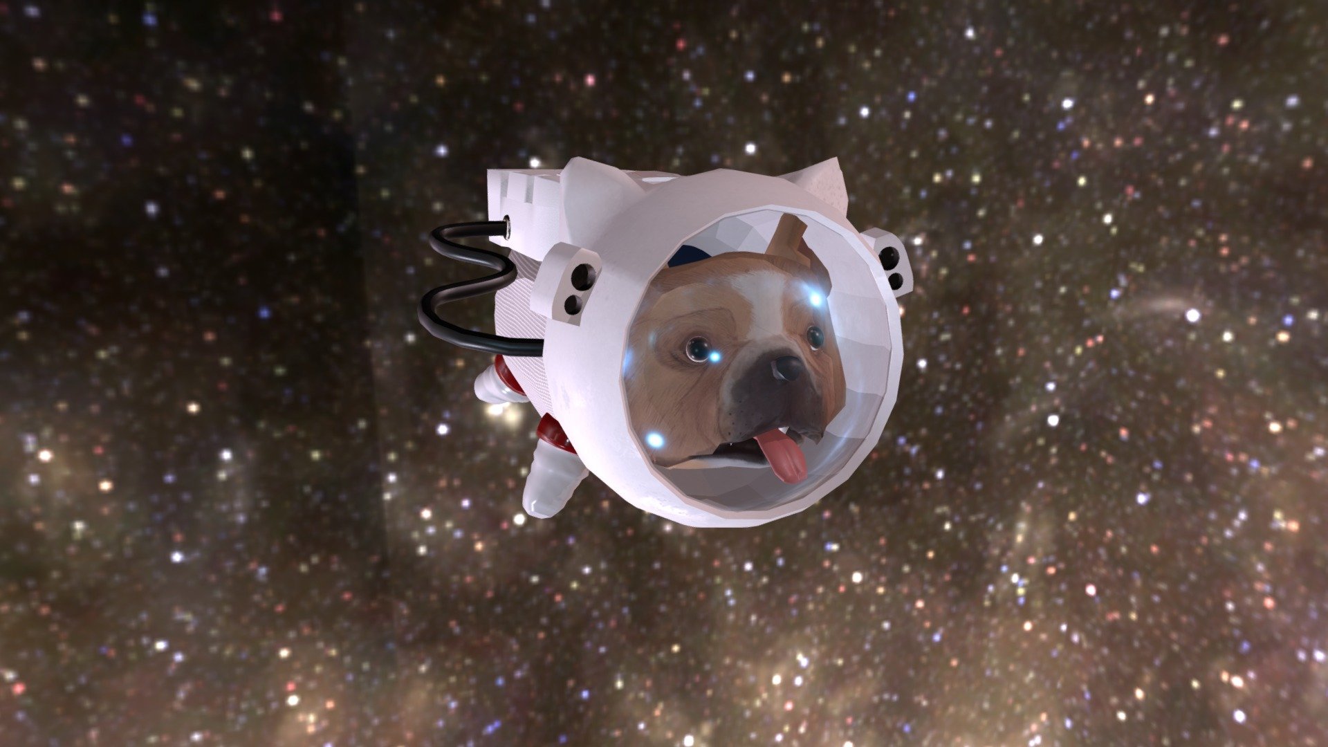 AstroDoggo - Download Free 3D model by merrychuu [e32aa68] - Sketchfab