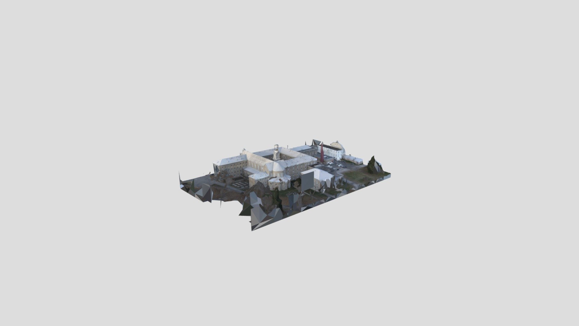 Abbaye - Oka - 3D model by louisboileau [e32cc96] - Sketchfab