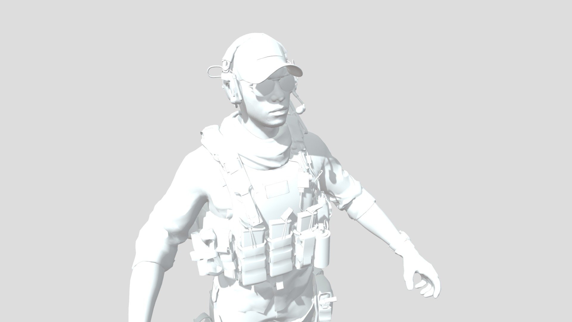 Kyle "Gaz" Garrick [untextured] - Download Free 3D model by druapishere ...