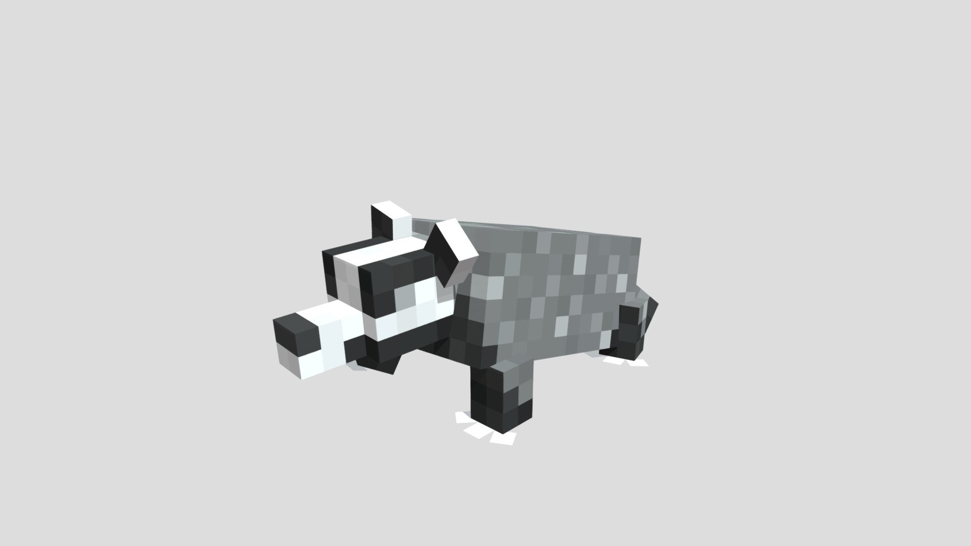 Badger - 3D model by Velxeno [e32da47] - Sketchfab