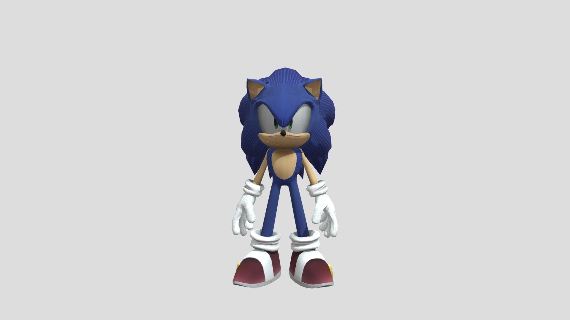 Sonic (The Fan Film Version) - Download Free 3D model by ...