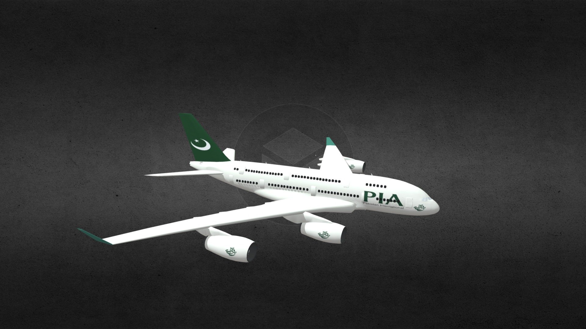 PIA plane - 3D model by ezitechpk [e32fd69] - Sketchfab