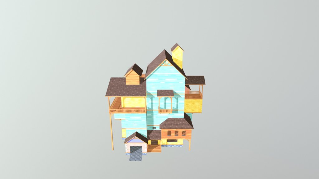 Hello neighbor - A 3D model collection by kangevgeniya - Sketchfab