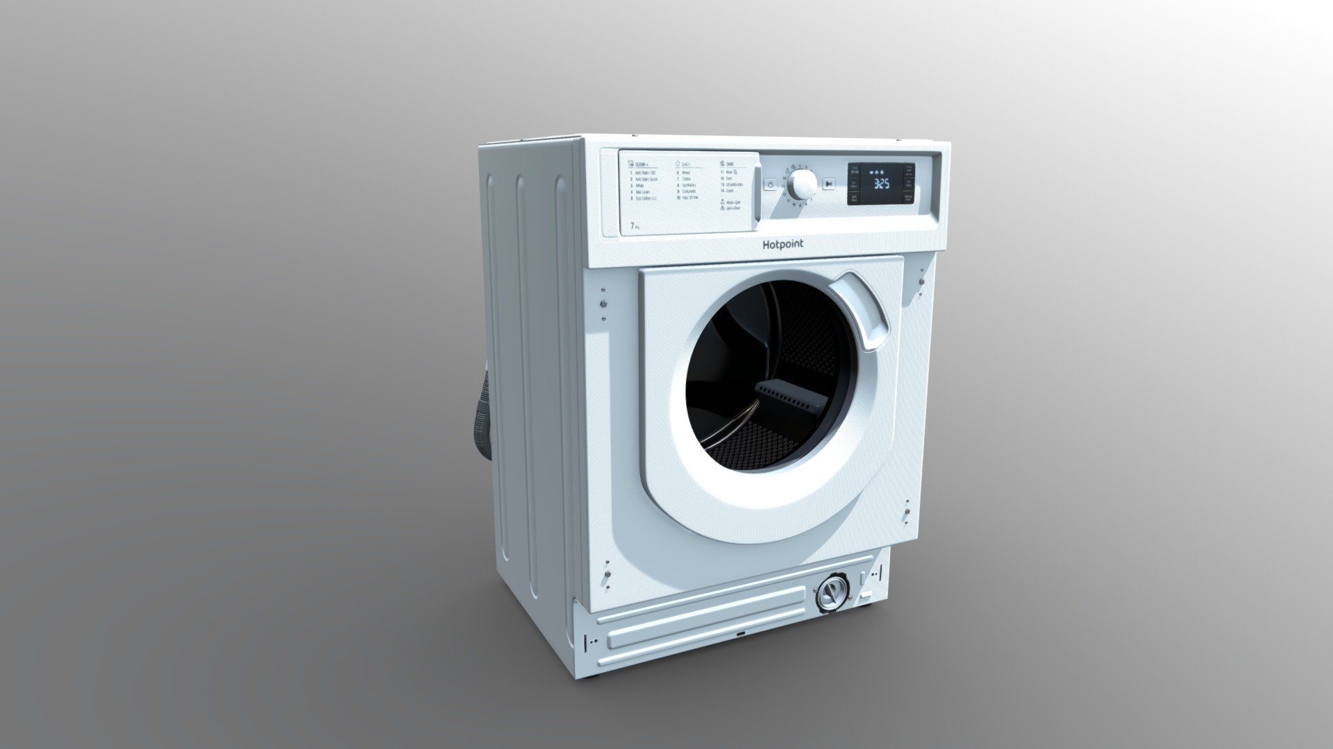 Hotpoint Integrated Washing Machine - 3D model by Aldyth Suryo ...