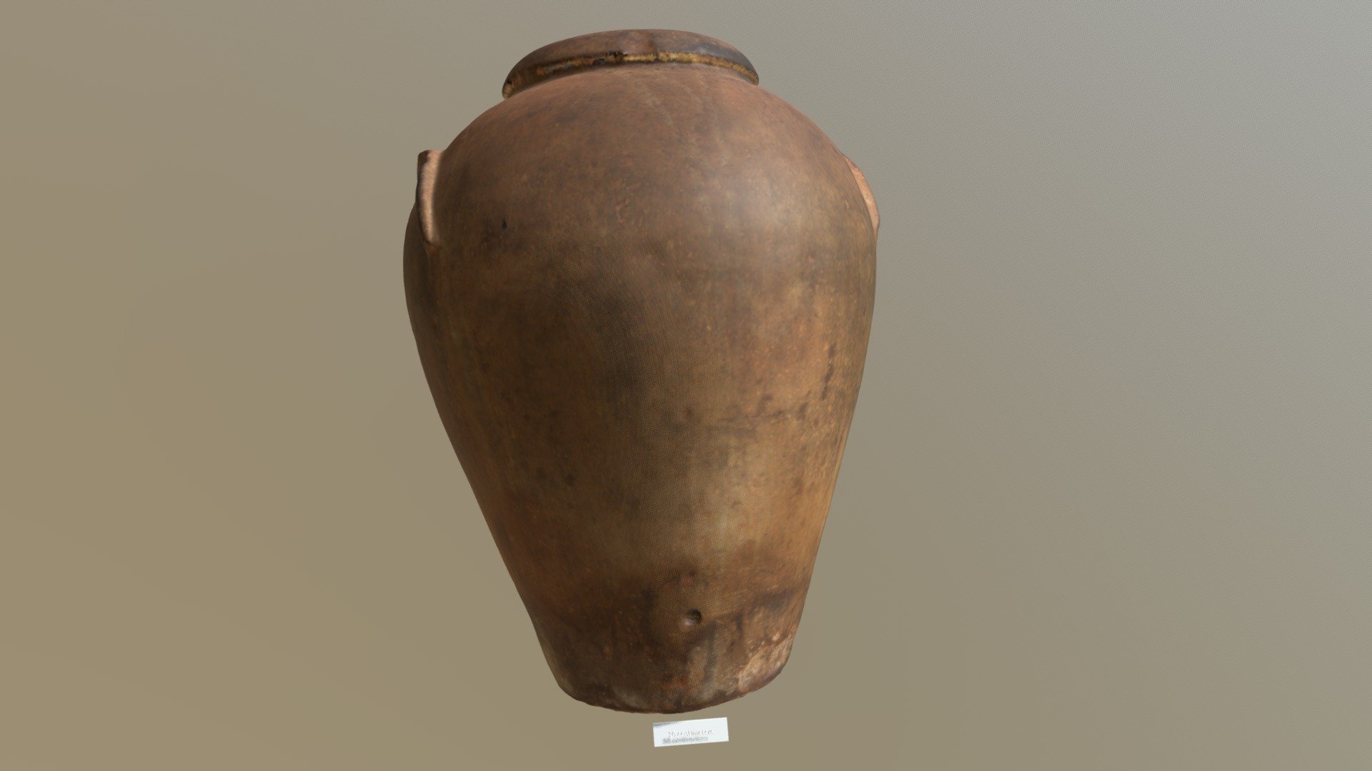 Olive Oil Jar (VCU_3D_3712) - Download Free 3D model by Virtual ...