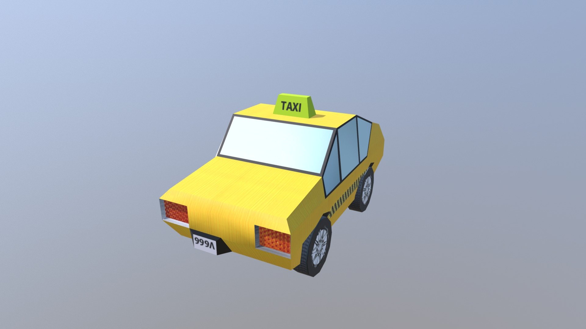 Taxi - 3D model by Volkan Sevinç (@maviseytan) [e331c9c] - Sketchfab
