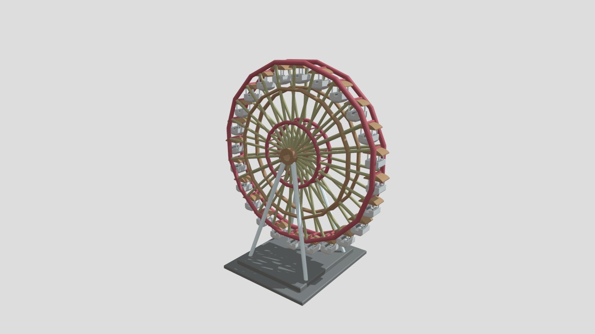 Ferris Wheel - 3D model by ARTTONYVEL [e331d33] - Sketchfab