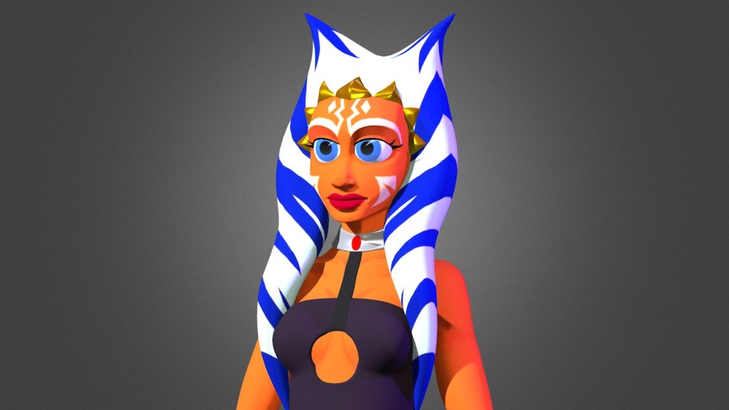 Ahsoka Tano - 3D model by maximum124 [e3325b9] - Sketchfab