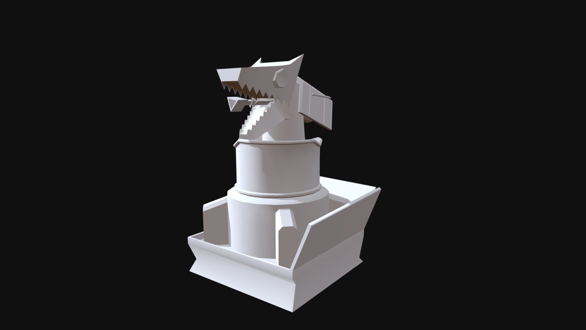 Base Turret - 3D model by Toby Dart (@tobydart) [e333e44] - Sketchfab