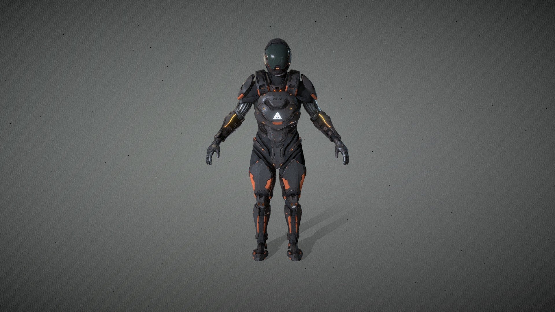 Next Gen Sci-Fi Warrior Base Model - 3D model by Martin.Kalimukwa ...