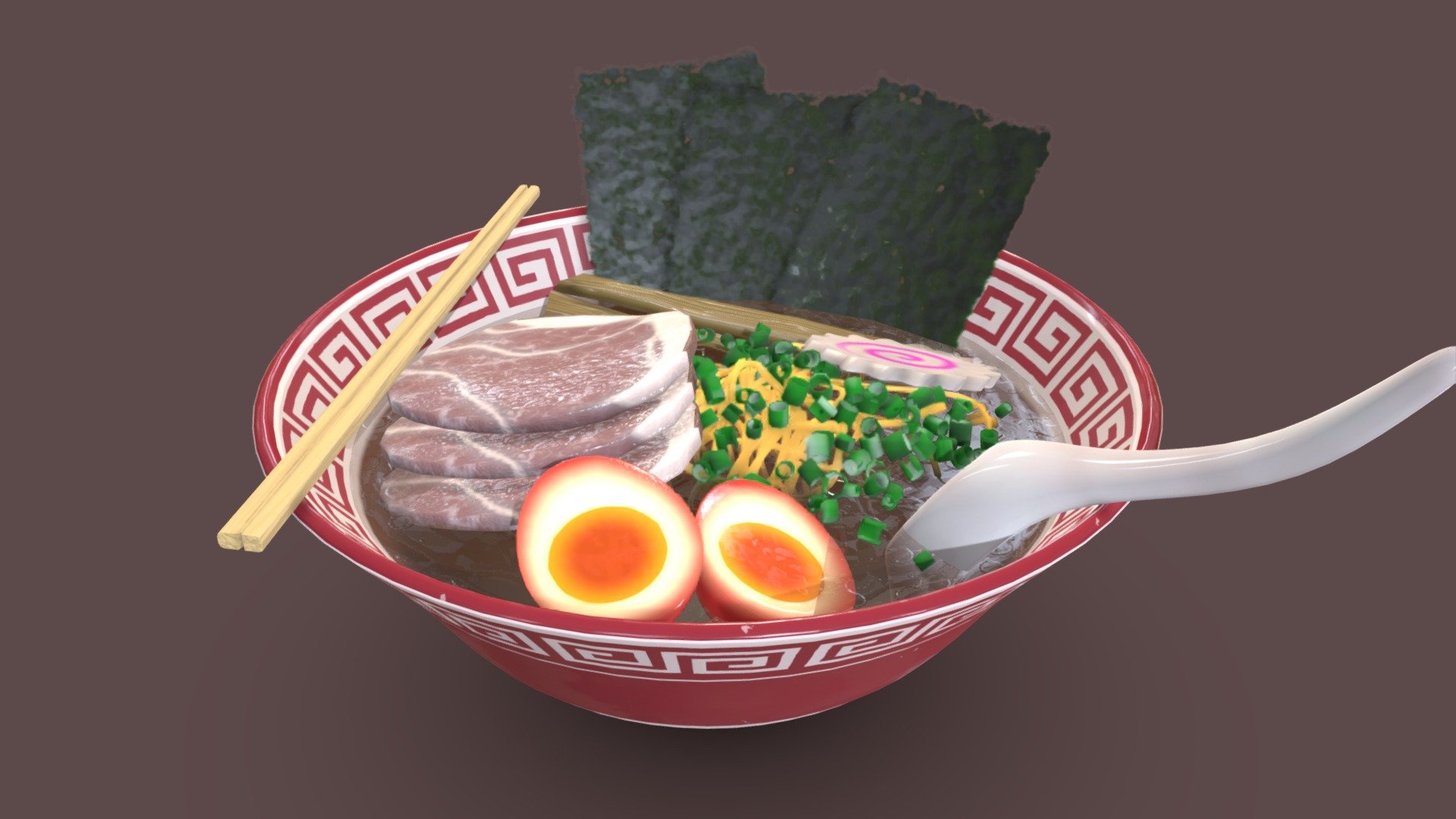 Shoyu Ramen - 3D model by GiyoP [e33711d] - Sketchfab