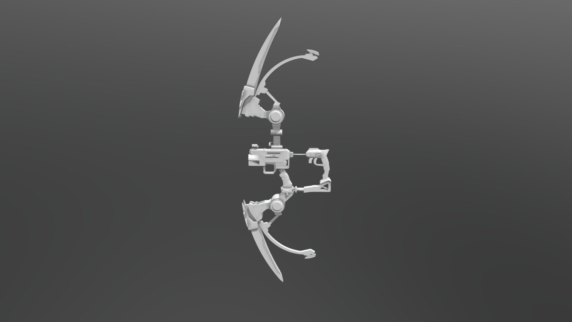 Futuristic Bow - 3D model by skumarg [e3380a8] - Sketchfab