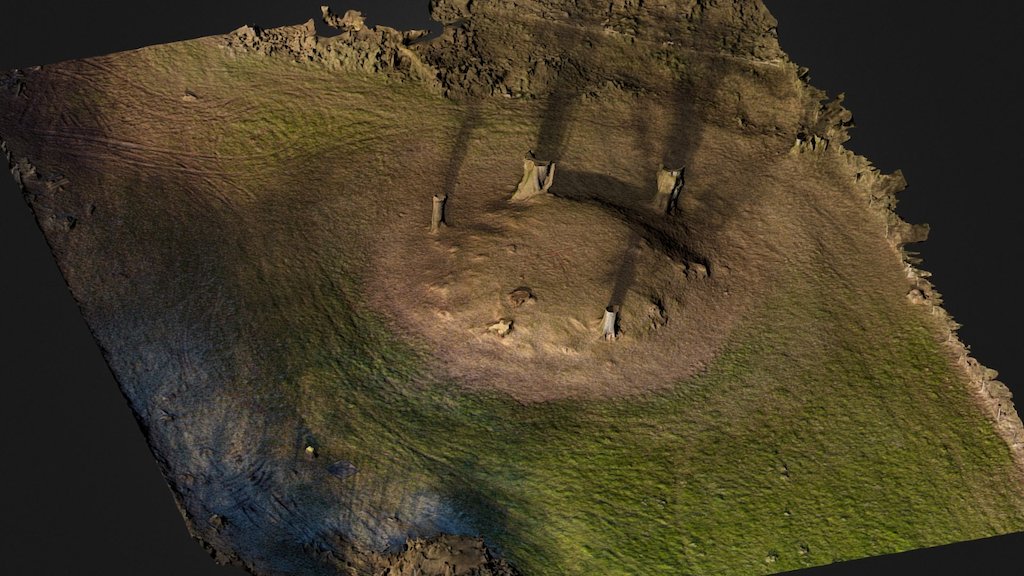Brecon-Mound-011216 - 3D model by aerial-cam [e33a067] - Sketchfab