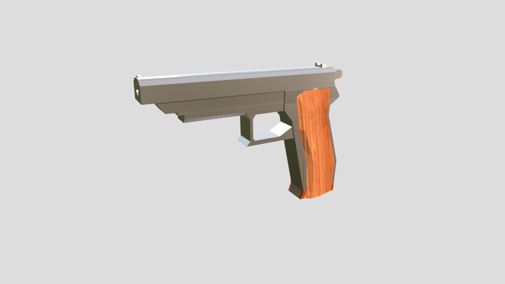 pistol - 3D model by chyngaraev [e33aa43] - Sketchfab