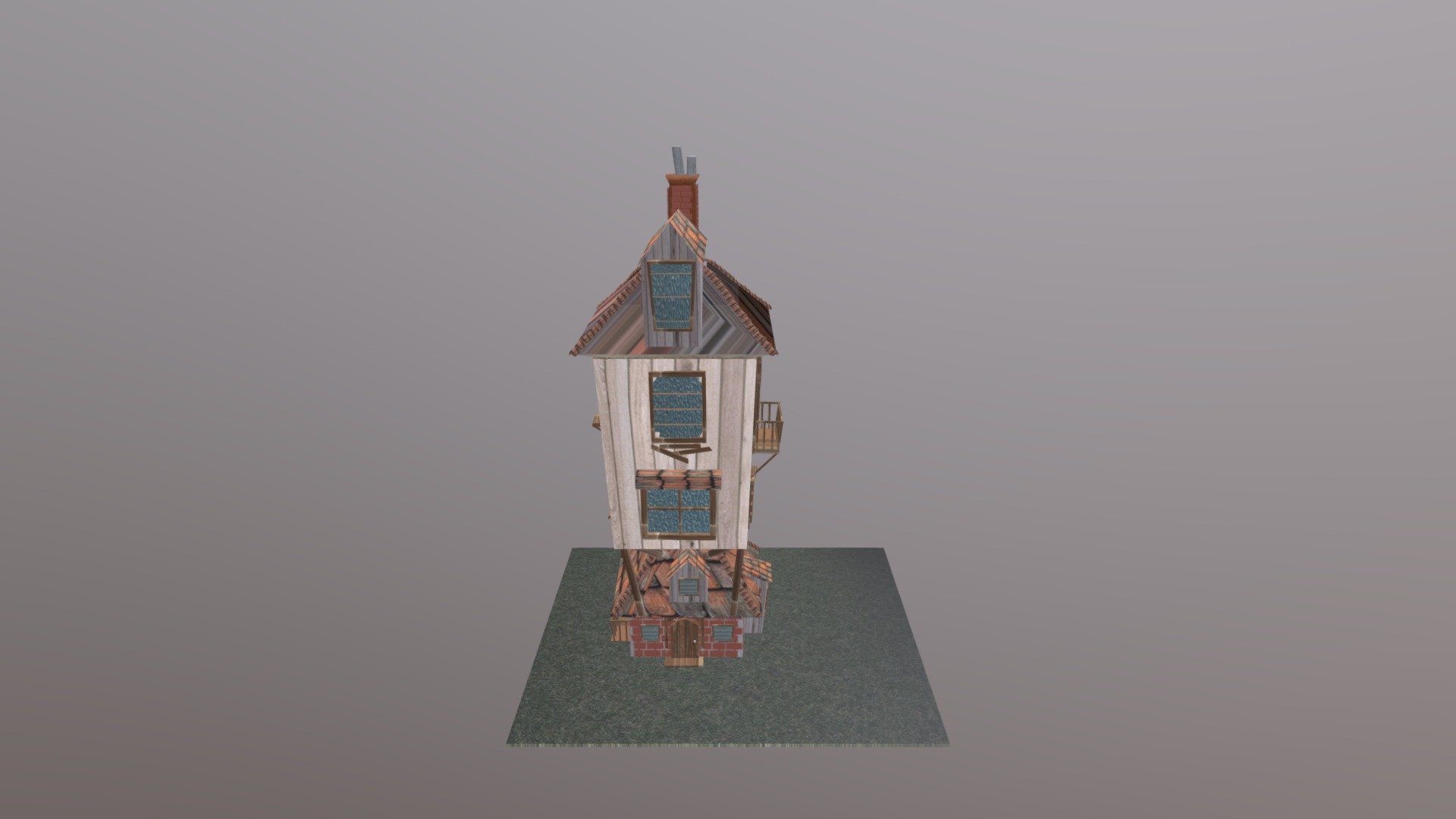 The Burrow (Weasley House) - Download Free 3D model by page92 [e33bf9b ...
