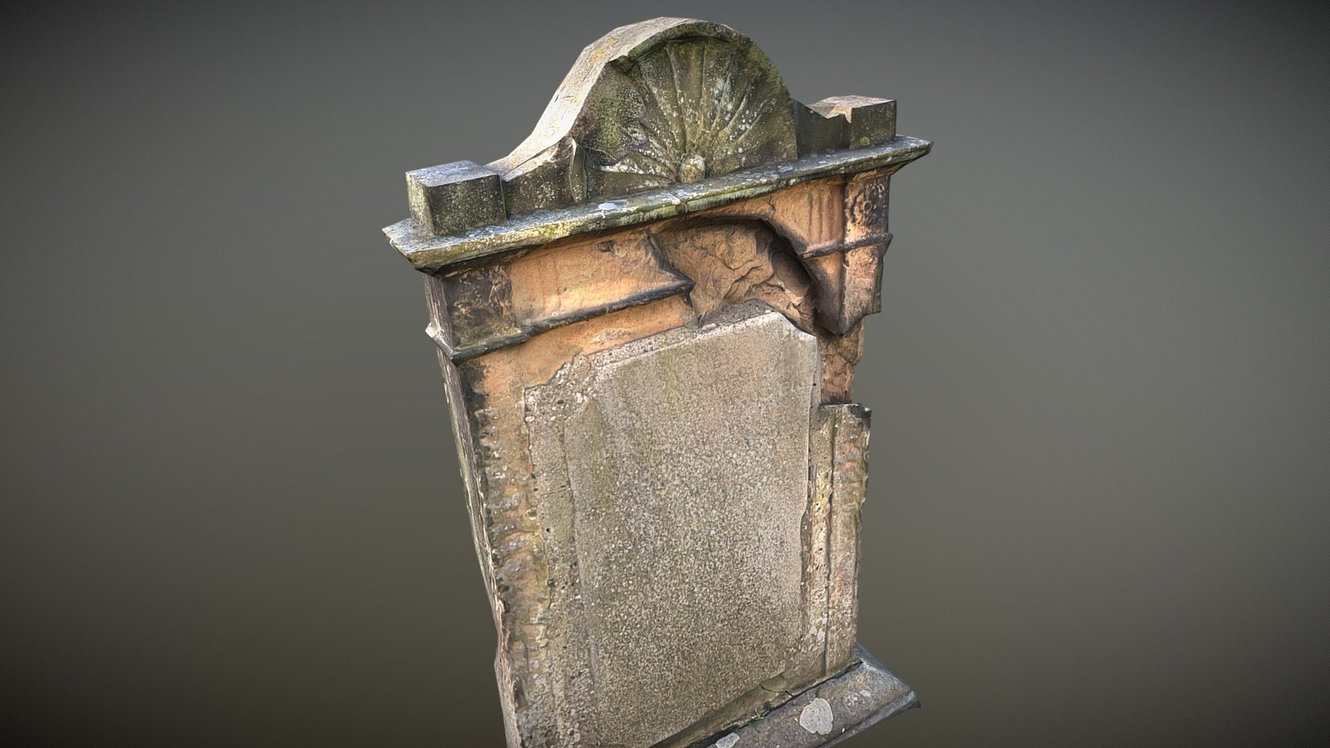 Large Weathered Tombstone - 3D model by Peter Tilley (@drydoctoregg ...