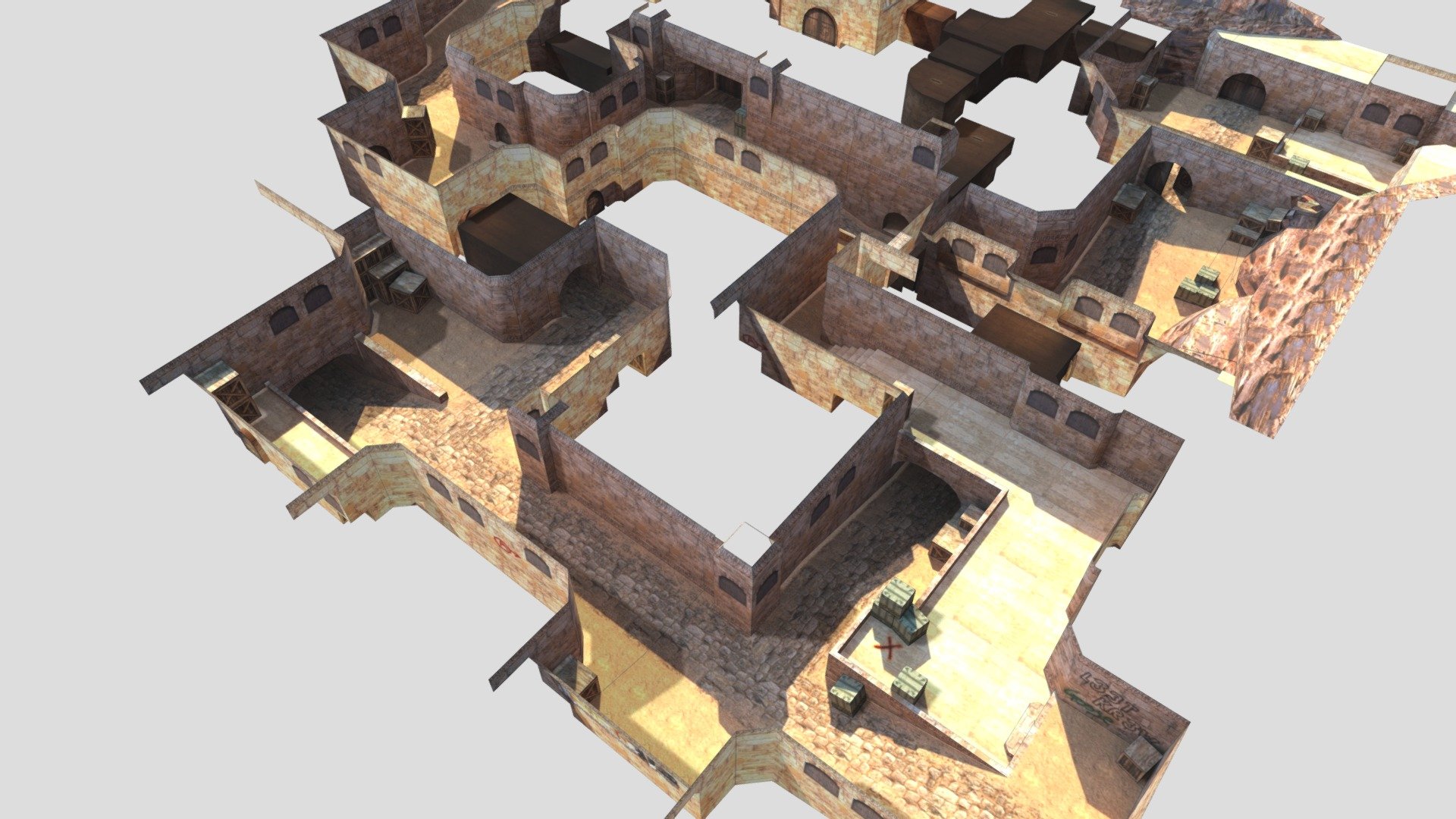 dust 2 cs 1.6 - Download Free 3D model by frostychaos144 [e342a92 ...