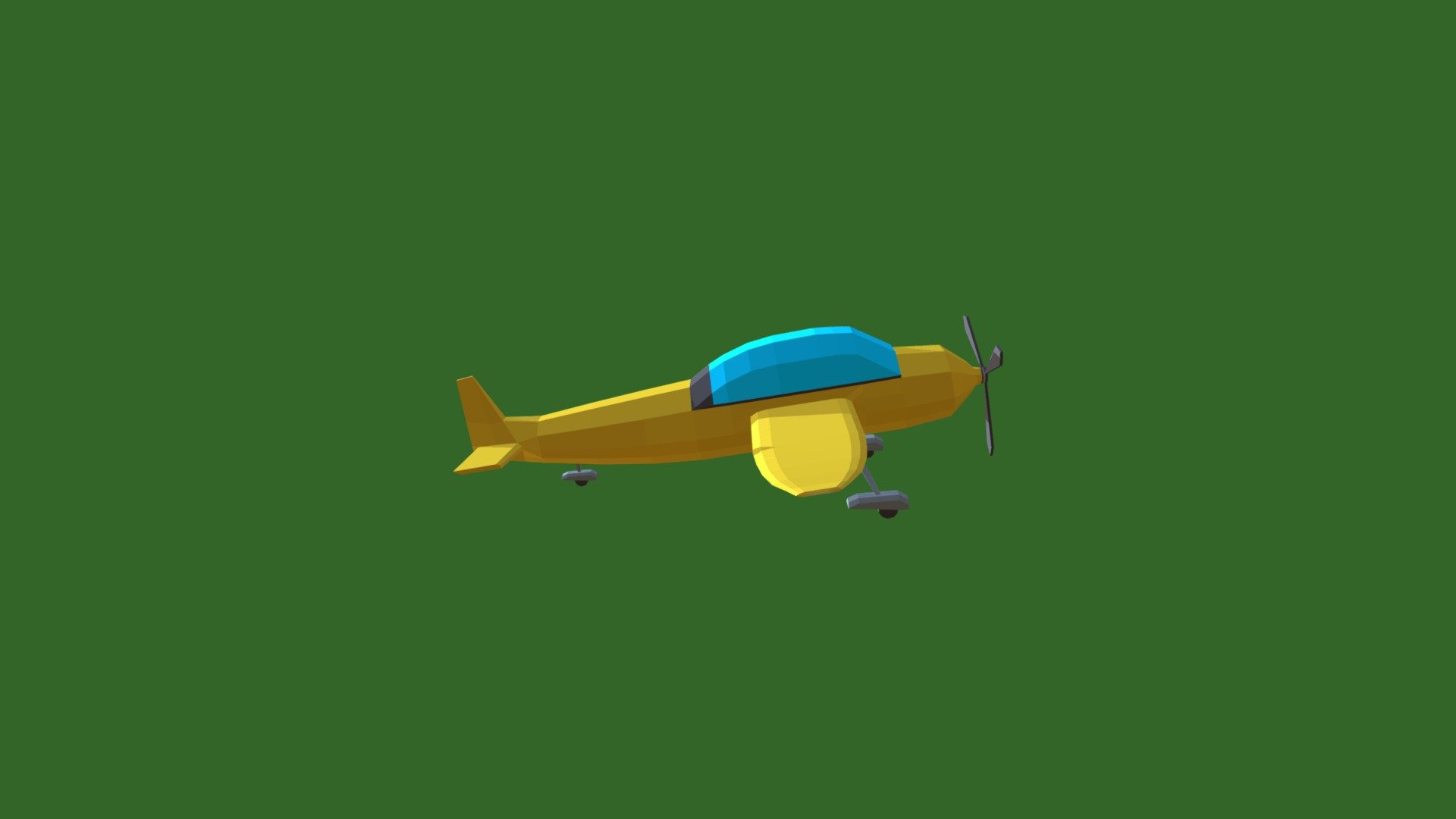 Low poly plane - 3D model by fess94 [e343faa] - Sketchfab
